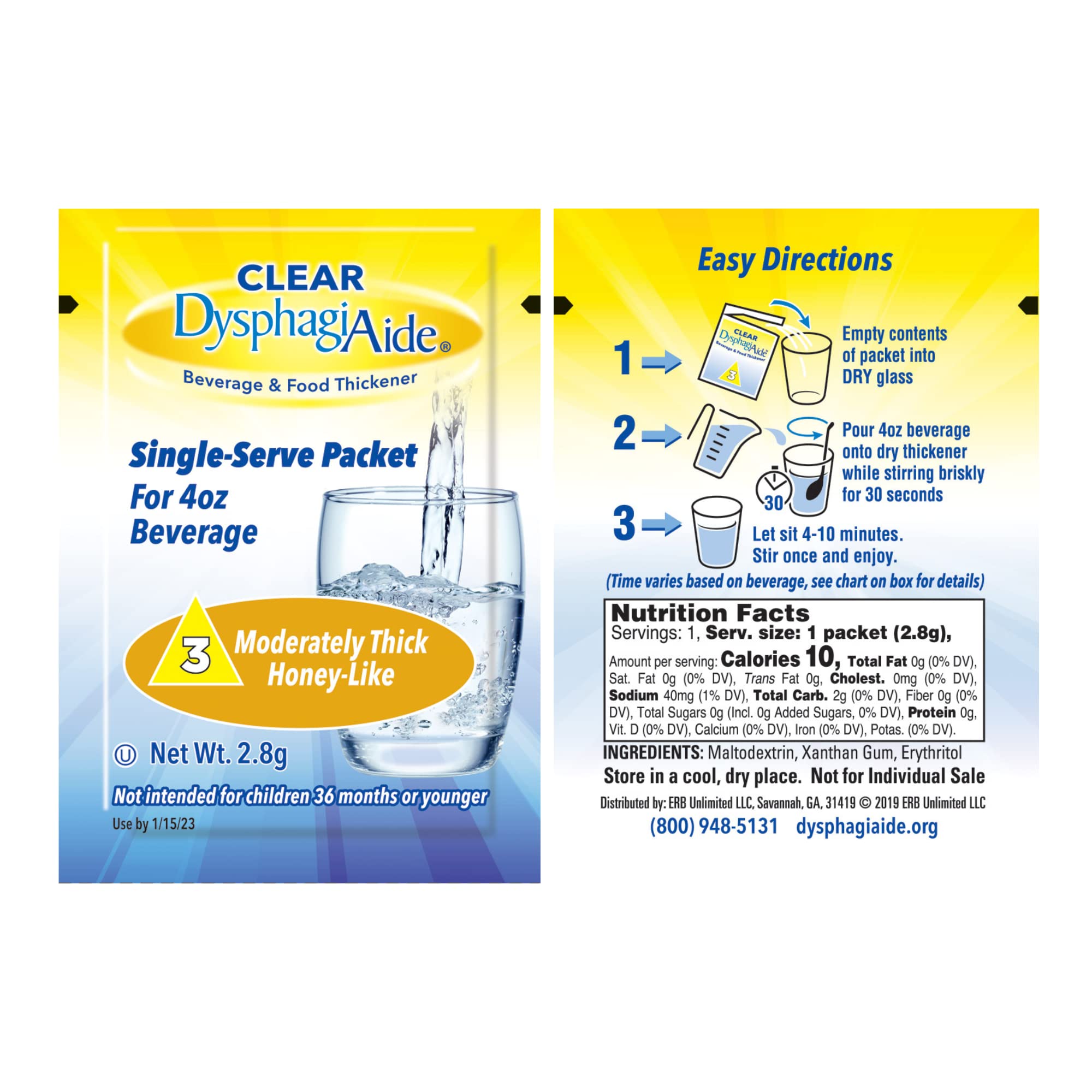 Snapklik.com : Clear DysphagiAide - Instant Beverage And Food Thickener ...