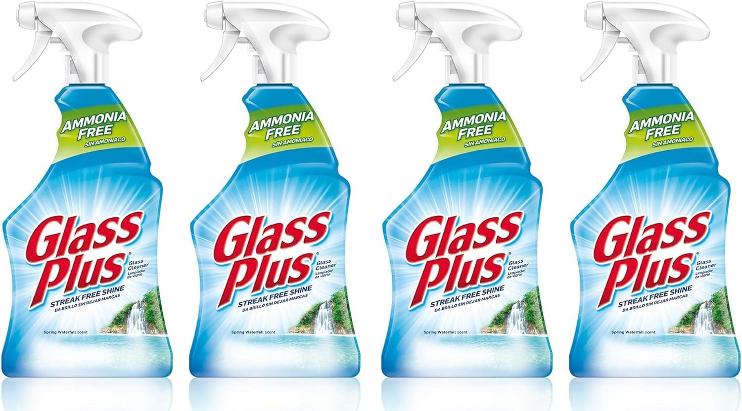 Amazon.com: Glass Plus Glass Cleaner, Multi-Surface Glass Cleaner 32 oz ...