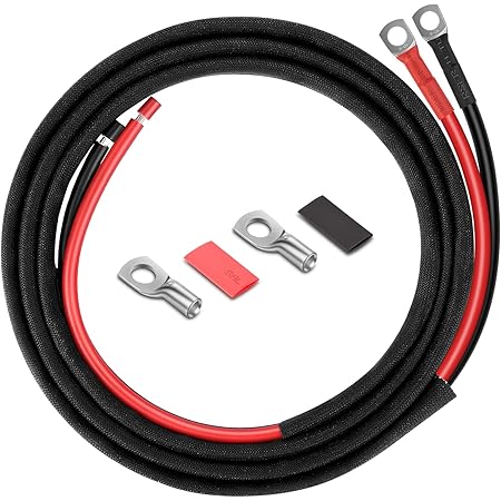 Amazon.com: Geosiry 8 Gauge Battery Cable, 8 AWG Battery Cable Connect ...