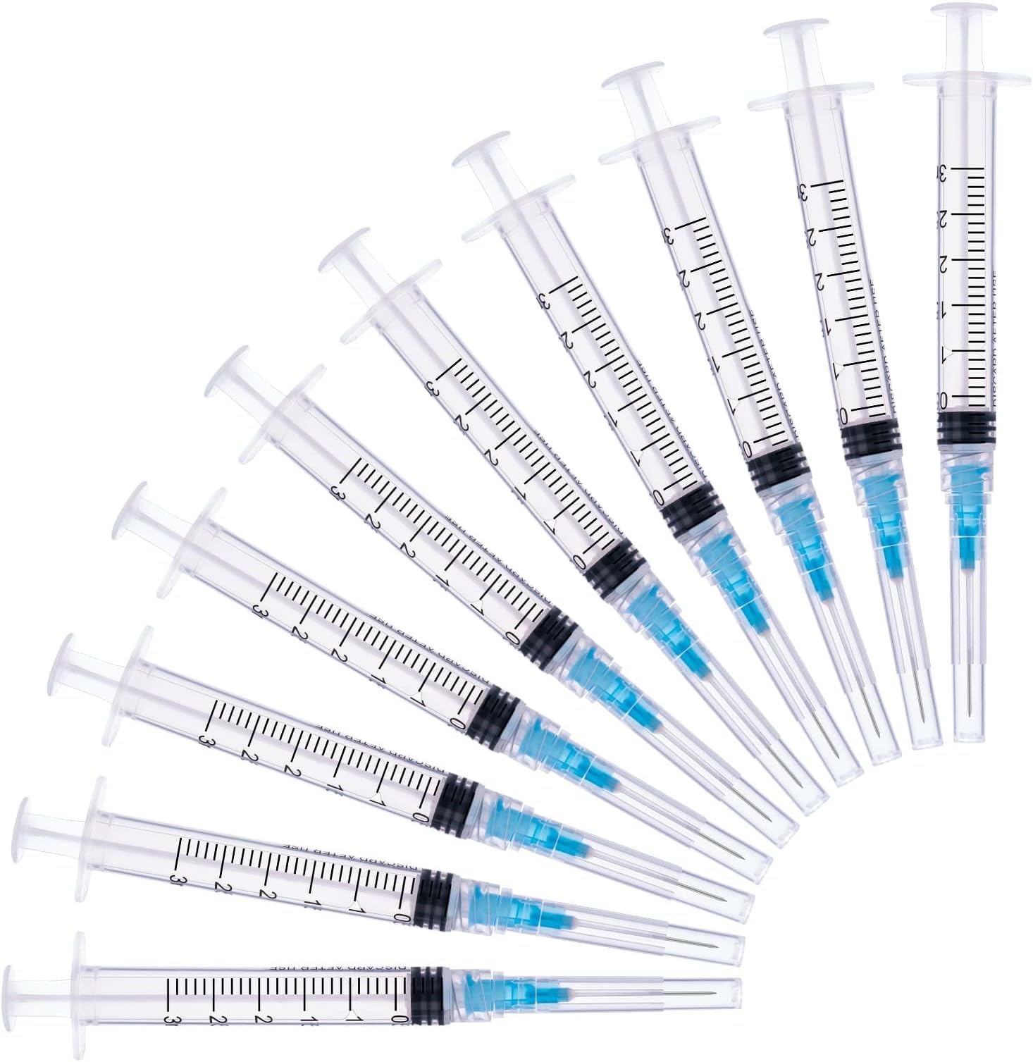 Amazon.com: Ulove Prs 25 Pack 1ml Industrial Syringes with 25Ga 1 Inch ...