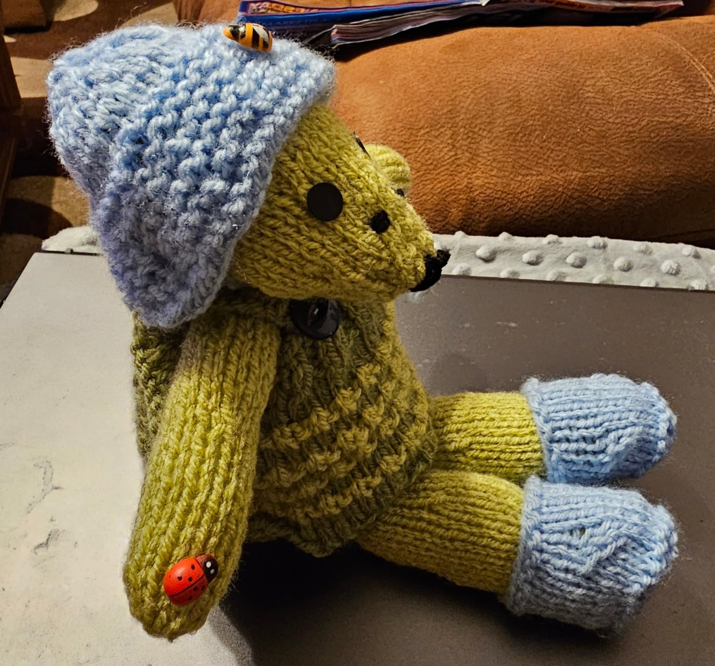 50 PCS Mini Self Adhesive Bees Ladybirds Wooden Embellishments Stickers ...