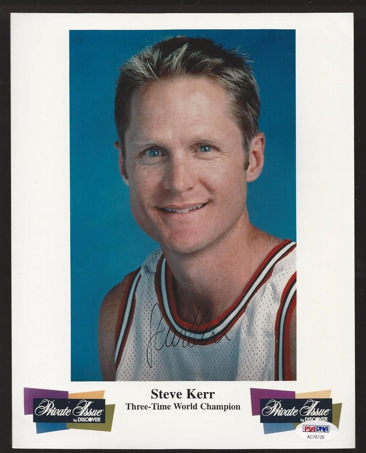 Amazon.com: Steve Kerr Signed Photo - 8x10 Certified Autograph - PSA ...