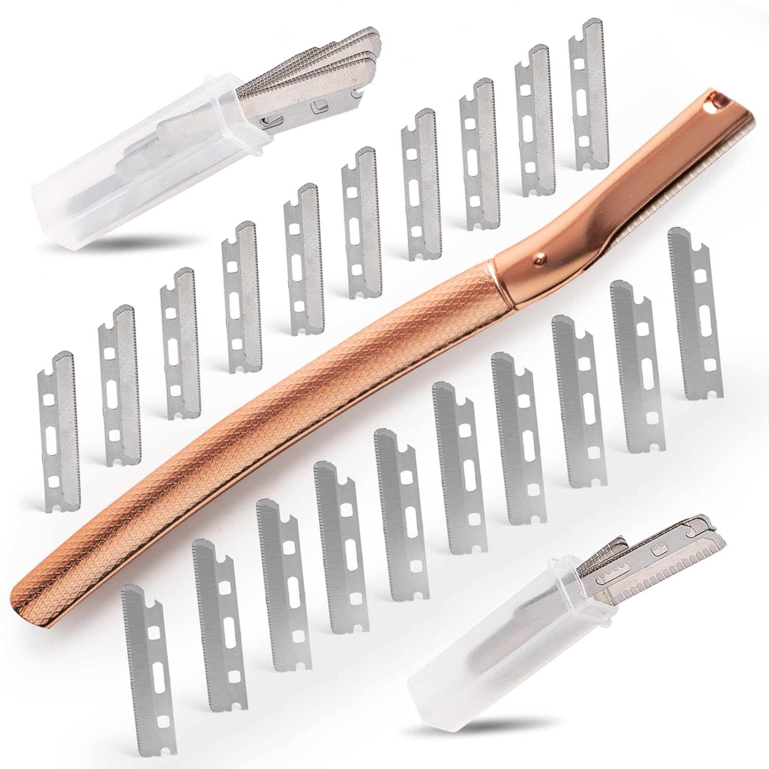 Amazon.com: tEEZErshop Dermaplane Razor for Women Face with 20PCS ...