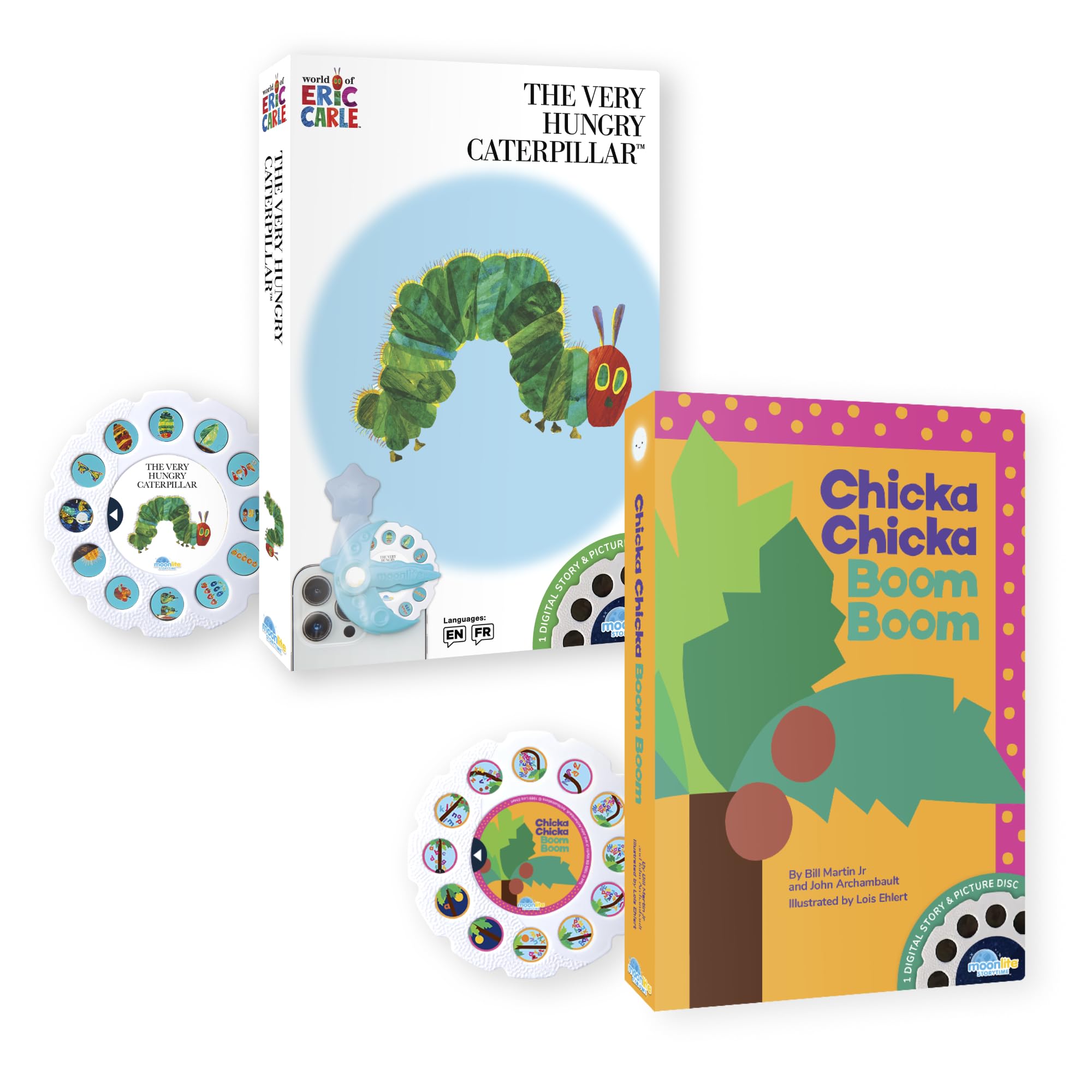 Buy Moonlite Storytime Storybook Reels, 2 Story Set, Chicka Chicka Boom ...