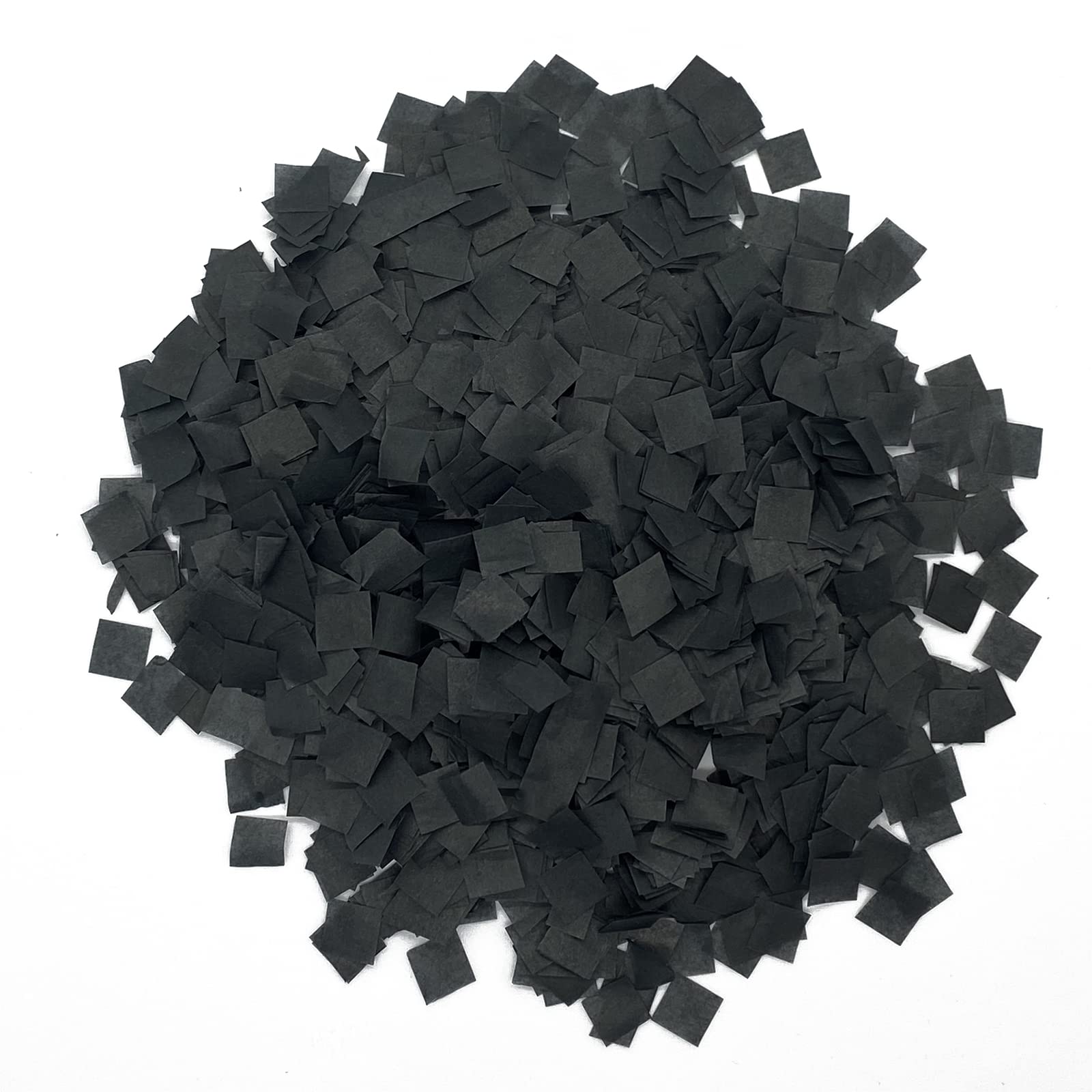 Amazon.com: Biodegradable Tissue Confetti Squares, Black Color ...