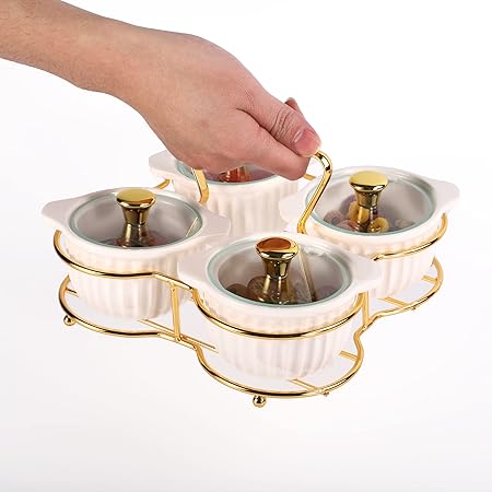 Amazon.com | Baigio Woman Stainless Steel Condiment Seasoning Container ...