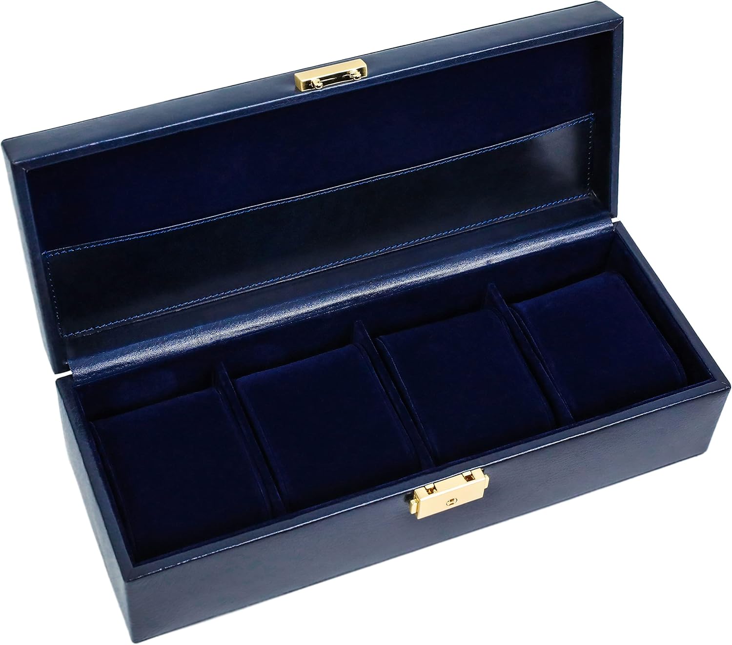 Amazon.com: Time Resistance Leather Watch Box - Watch Collection Box ...