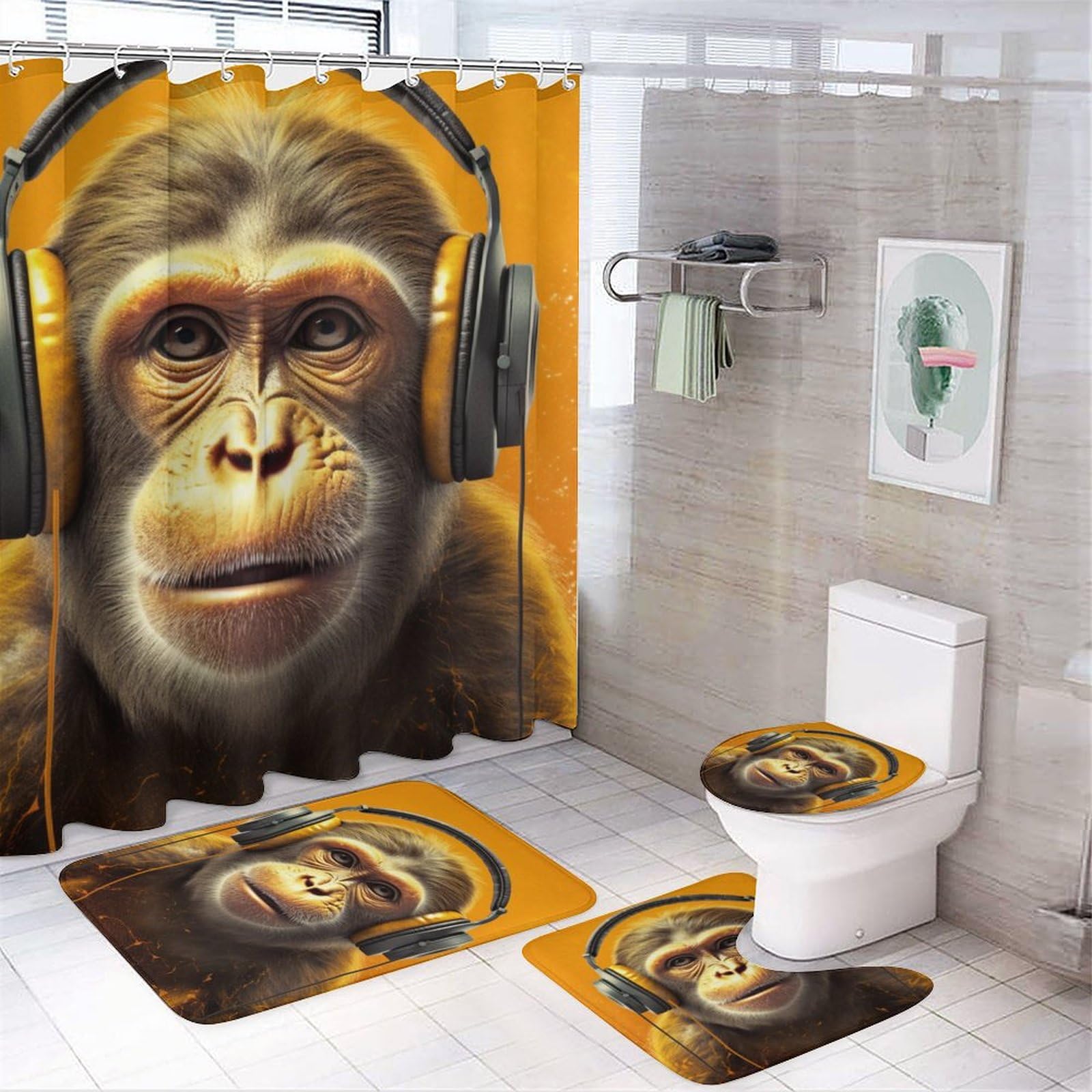 Monkey Themed Bathroom