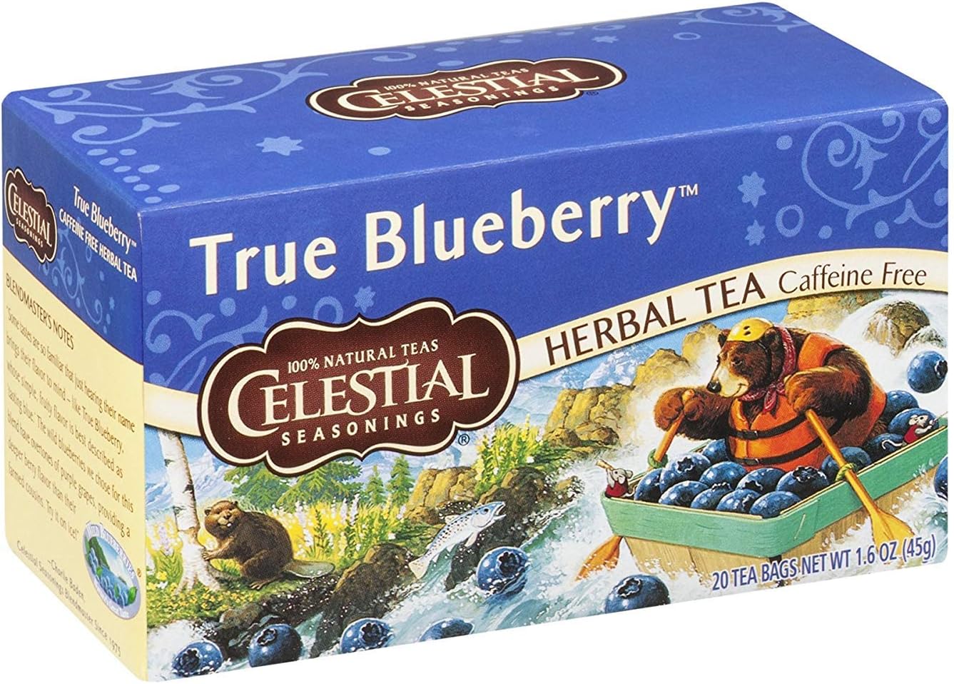 Amazon.com : Celestial Seasonings, True Blueberry Herb Tea, 20 ct ...