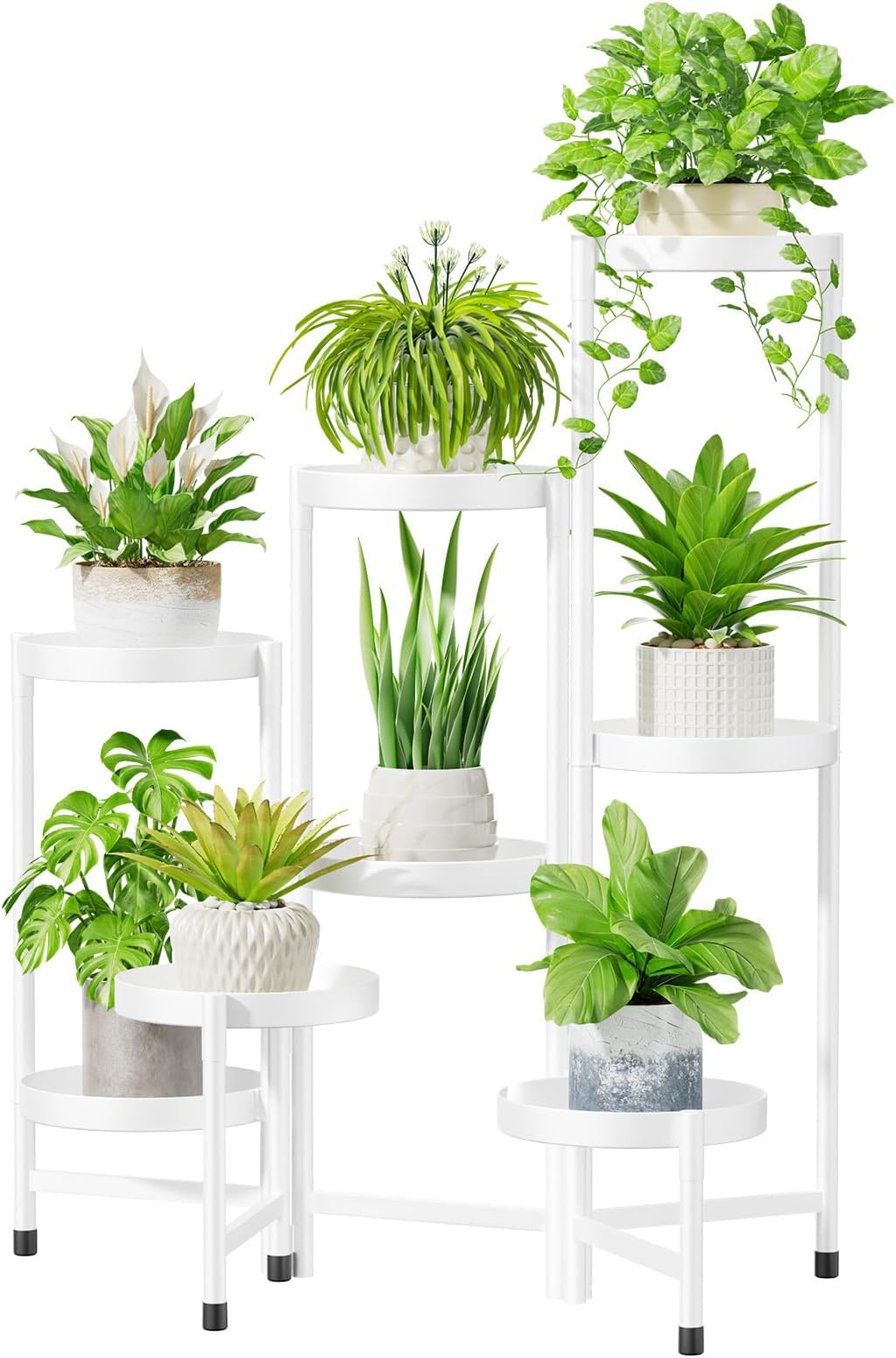 Amazon.com: The Home Cult 3-Tier Plant Stand, 28" Tall Foldable Plant ...