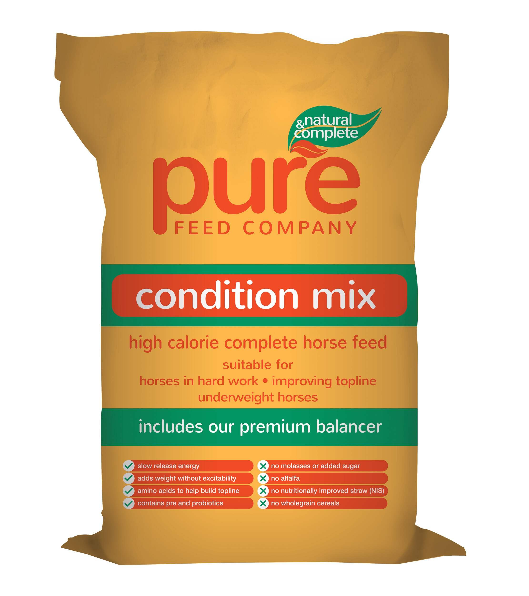 Pure Feed Company Pure Condition 15kg : Amazon.co.uk: Pet Supplies