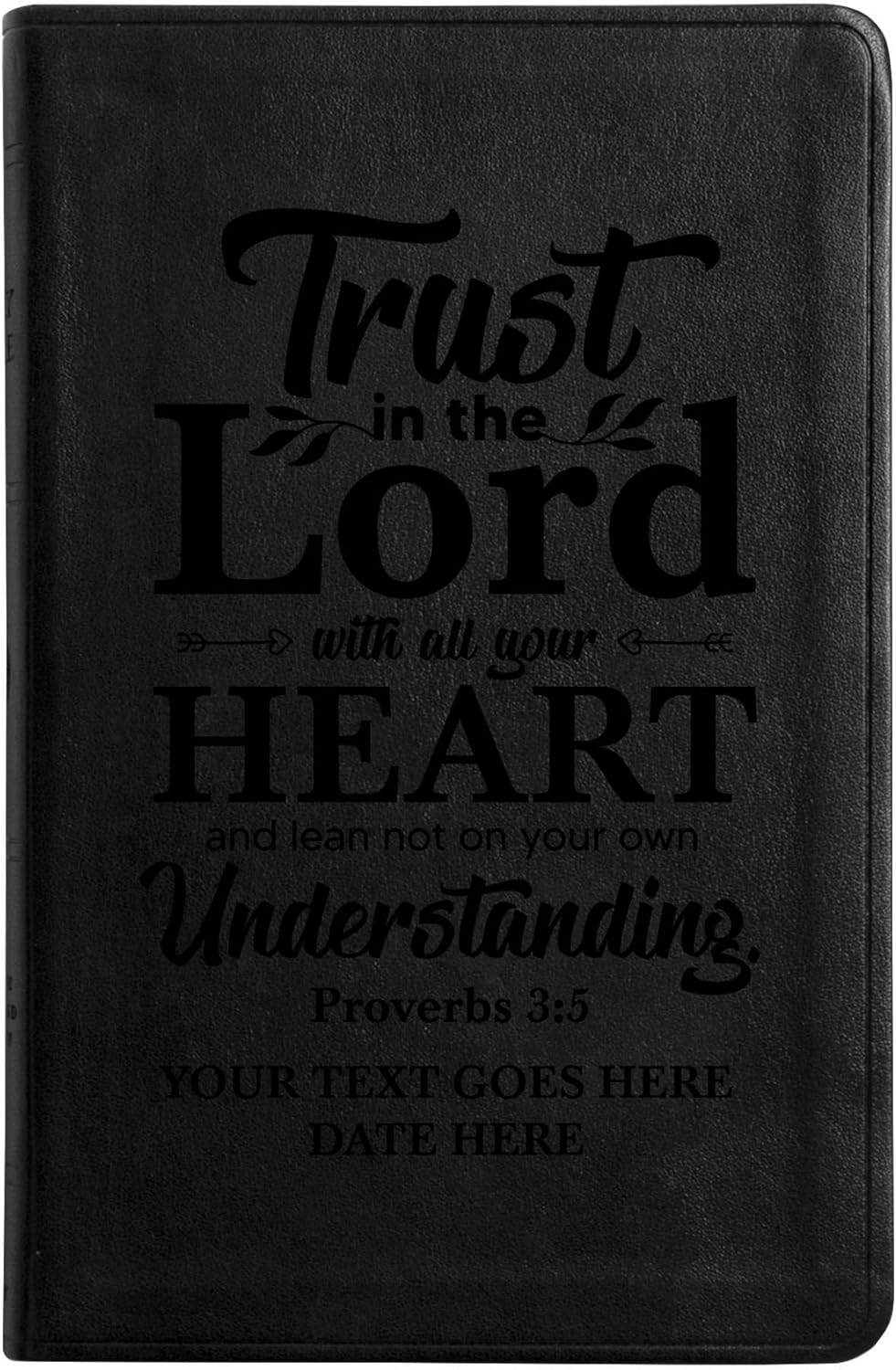 Amazon.com: Personalized ESV Thinline Bible Large Print Faux Leather ...