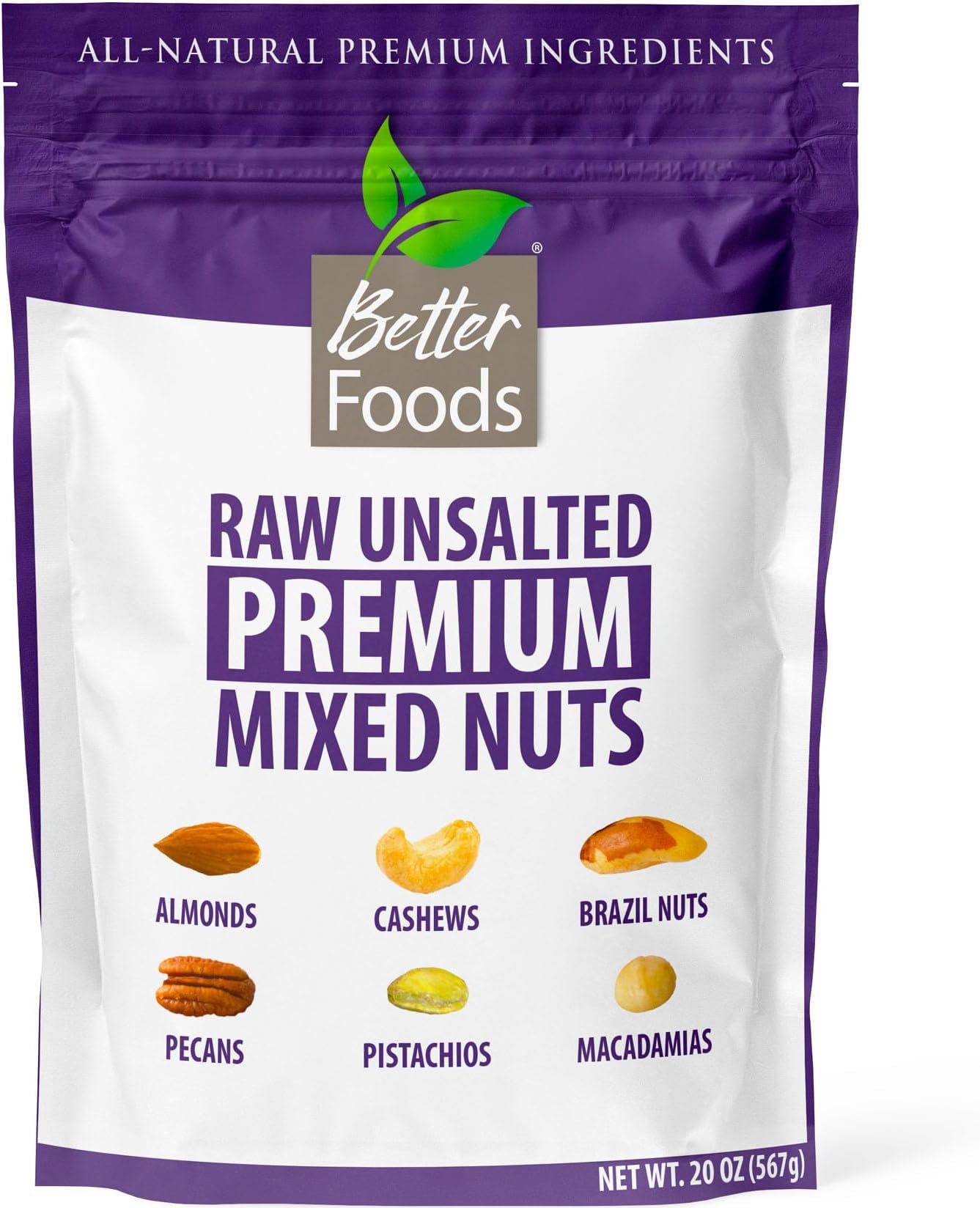 Amazon.com: Deluxe Mixed Nuts Raw Natural Unsalted (No Shell ...