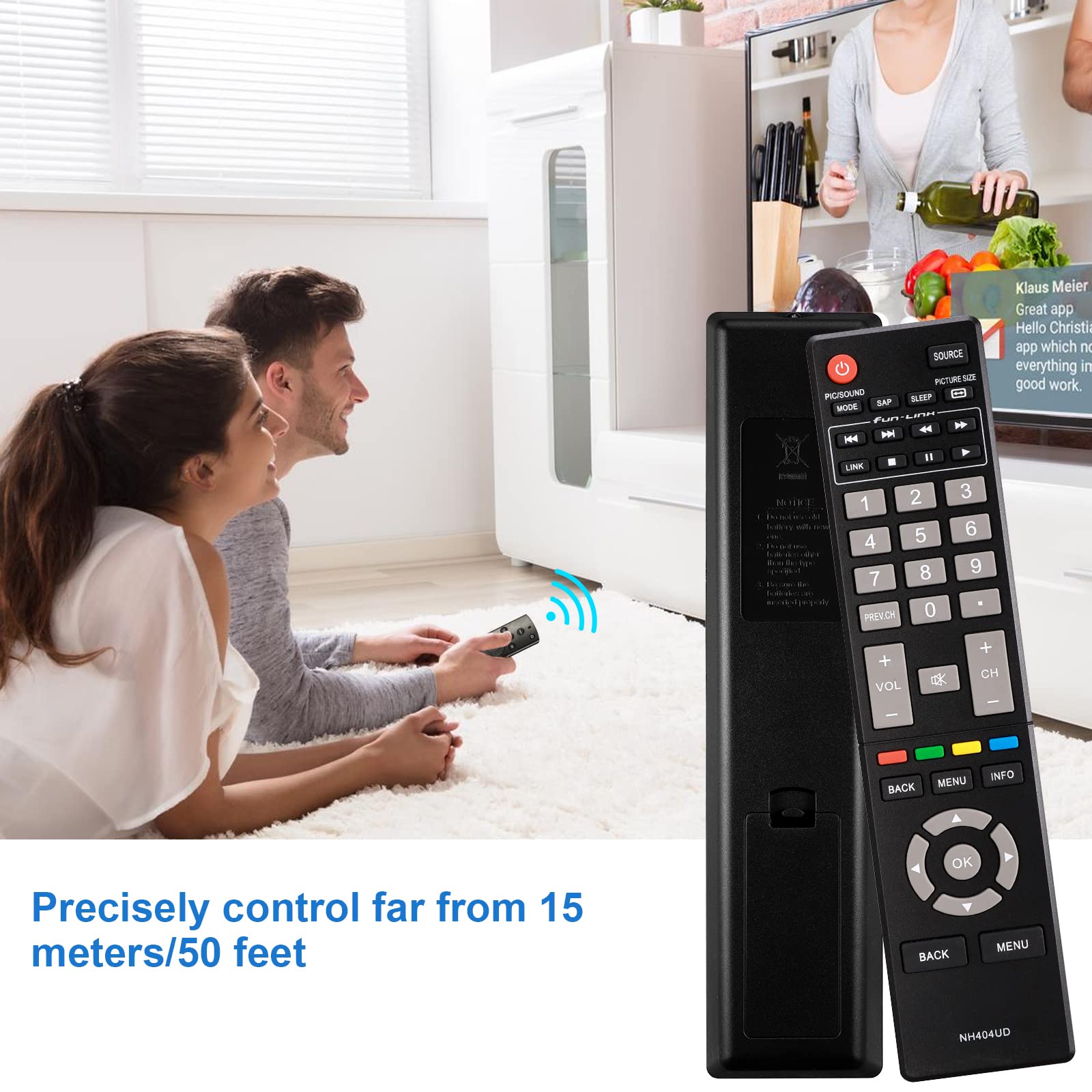 Replacement Remote Control For Magnavox Smart Series Tv Remote Control