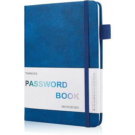 Amazon.com : Best Password Book with Alphabetical Tabs | Small Password ...