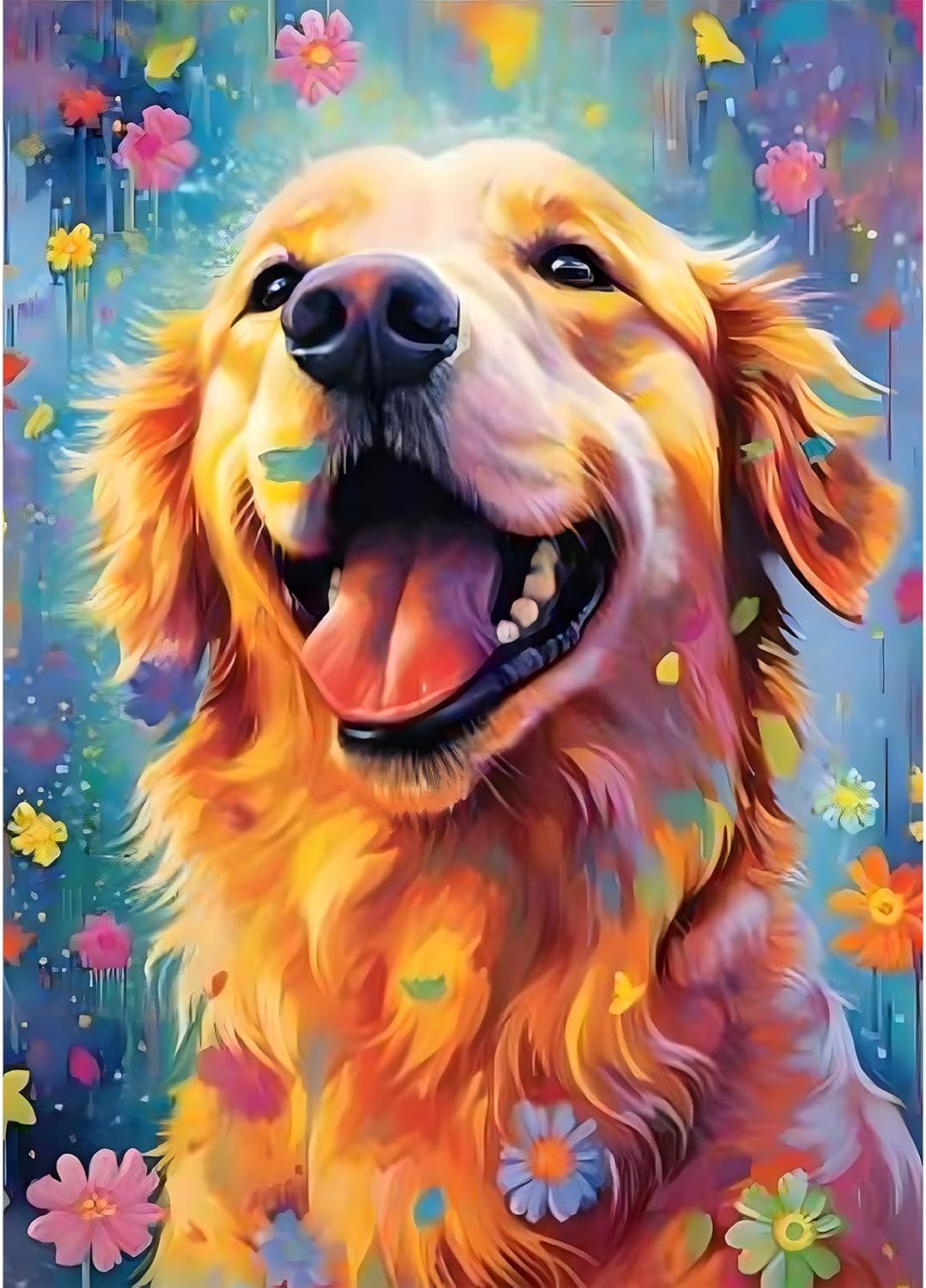 Amazon.com: RICUVED Diamond Art Kits for Adults, Dog Diamond Art Kits ...
