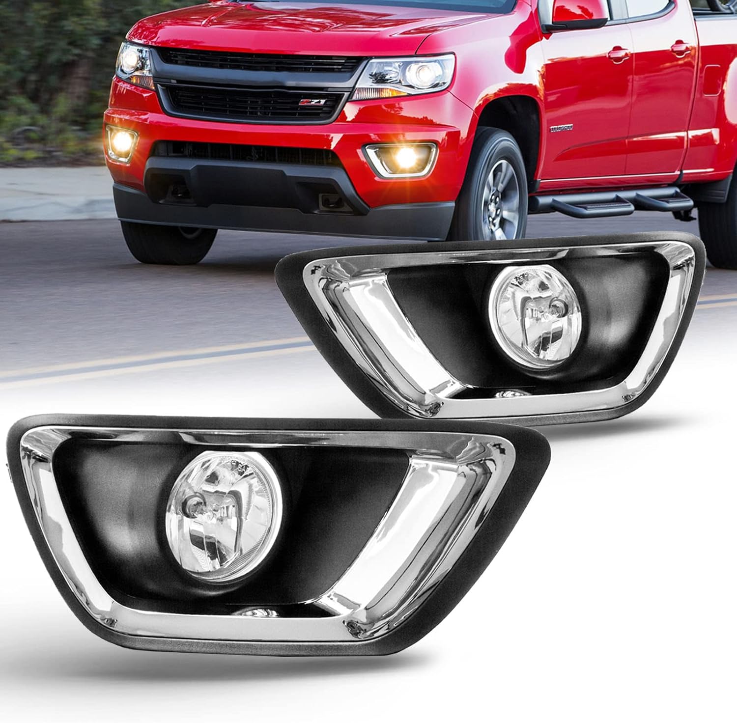 Amazon.com: TENTIONAUTO Driving Fog Lights Lamps Assembly For 2015 2016 ...