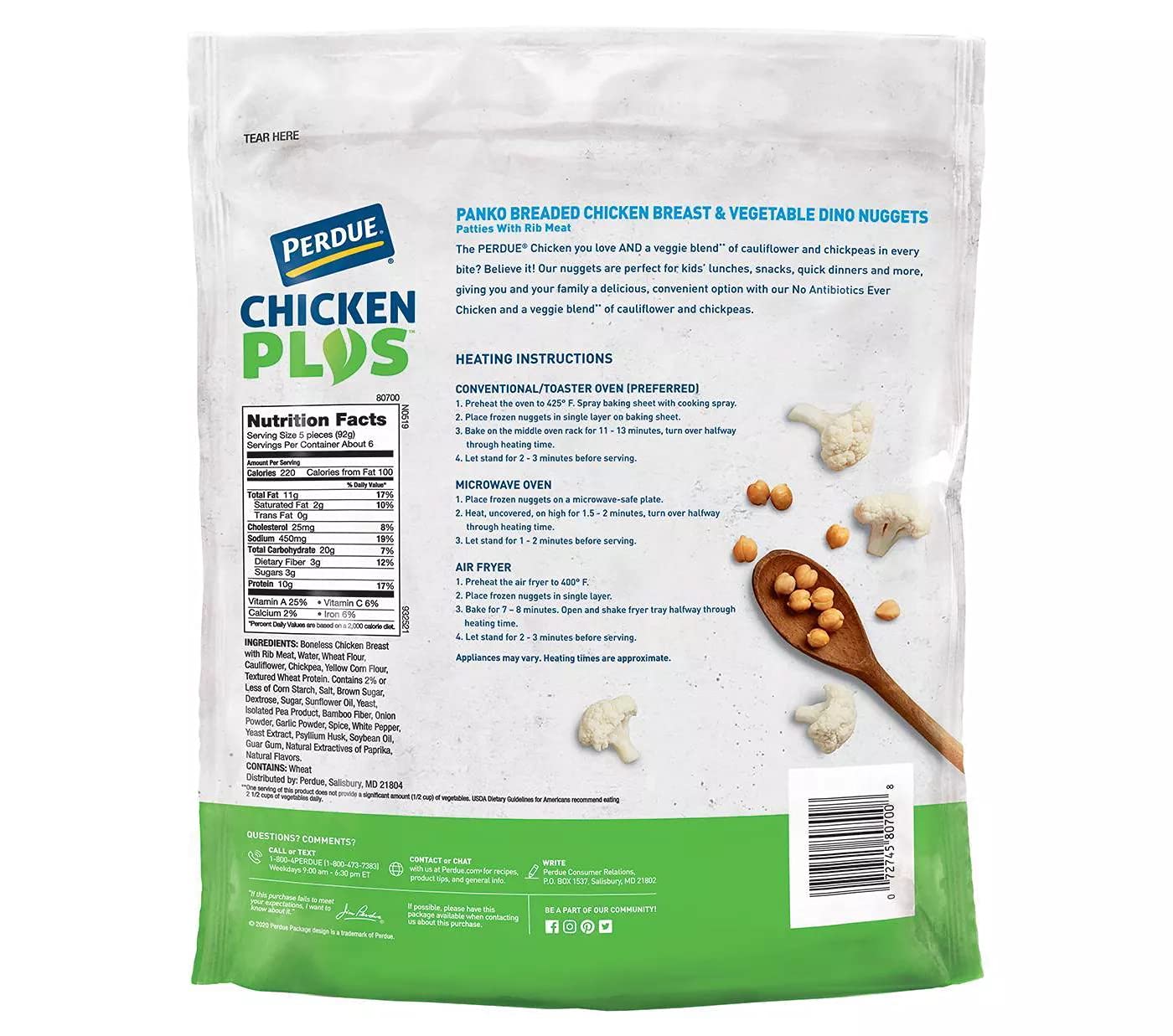 Buy Gourmet Kitchn Perdue Chicken Plus Panko Breaded Dino Fully Cooked ...