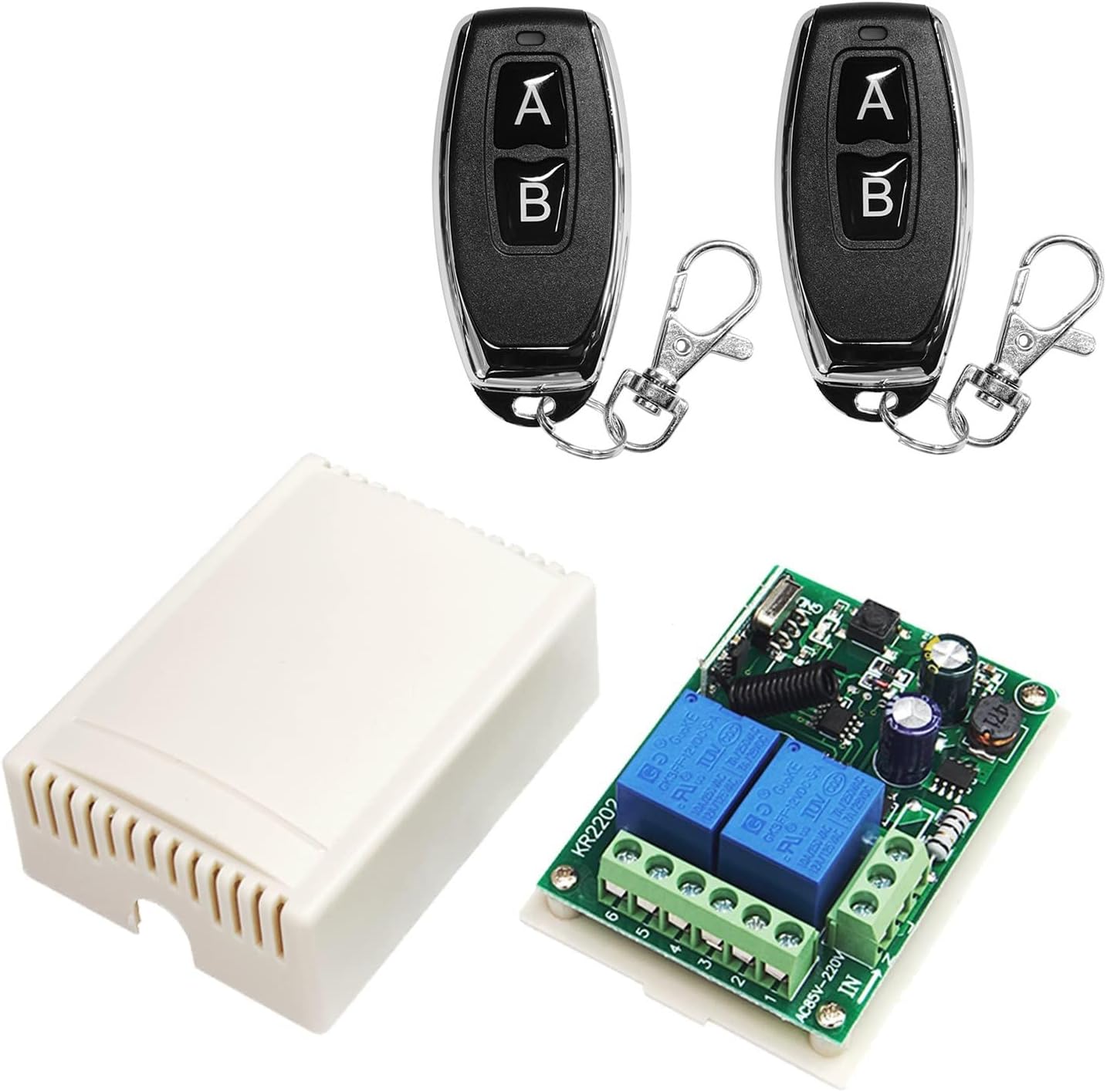 DieseRC Interruptor de Control Remoto de luz de radiofrecuencia, 433 ...