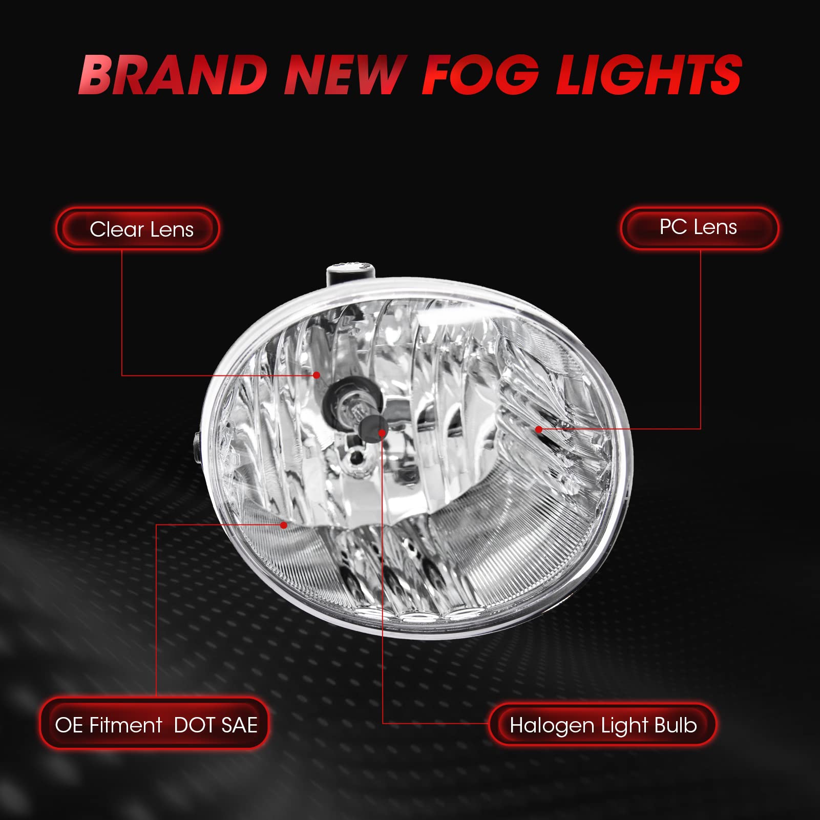 Replacement Fog Lights For Toyota Rav4 Avalon 4runner Lexus Replacement ...