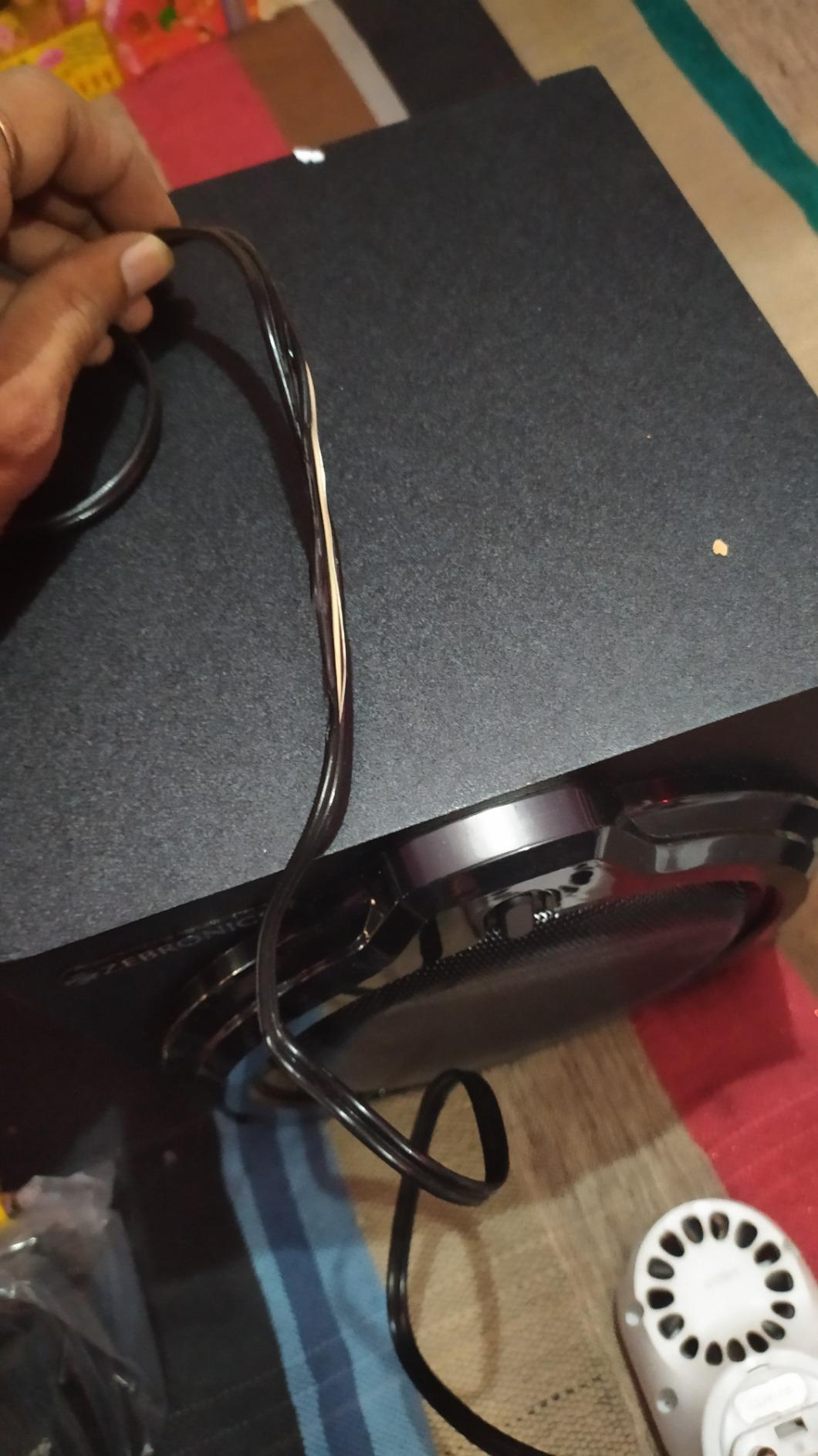 ZEBRONICS Computer Multimedia Speaker 4.1 with Bluetooth, AUX, SD, MMC ...