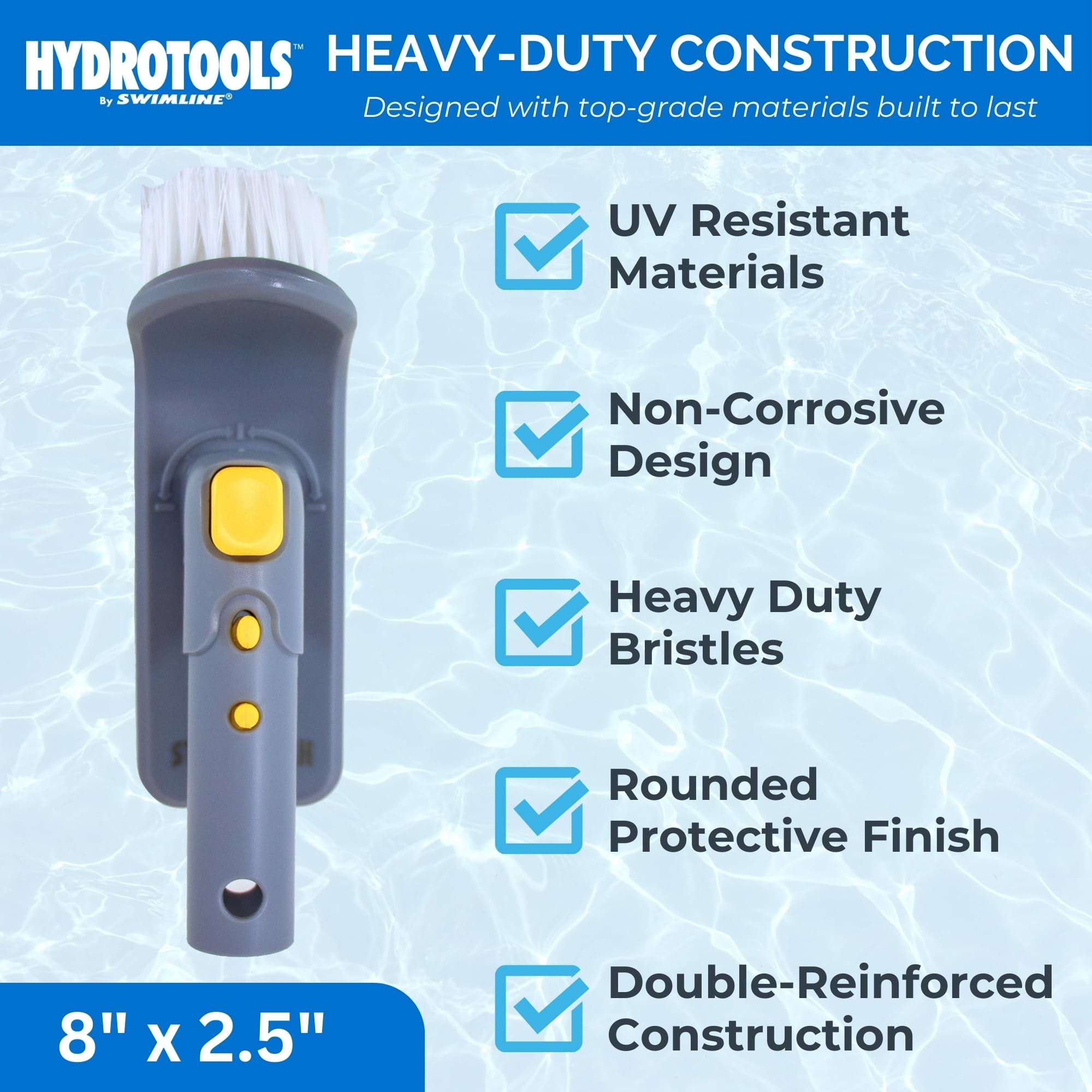 Snapklik.com : SWIMLINE HYDROTOOLS Pool Floor Wall Step Brush For ...