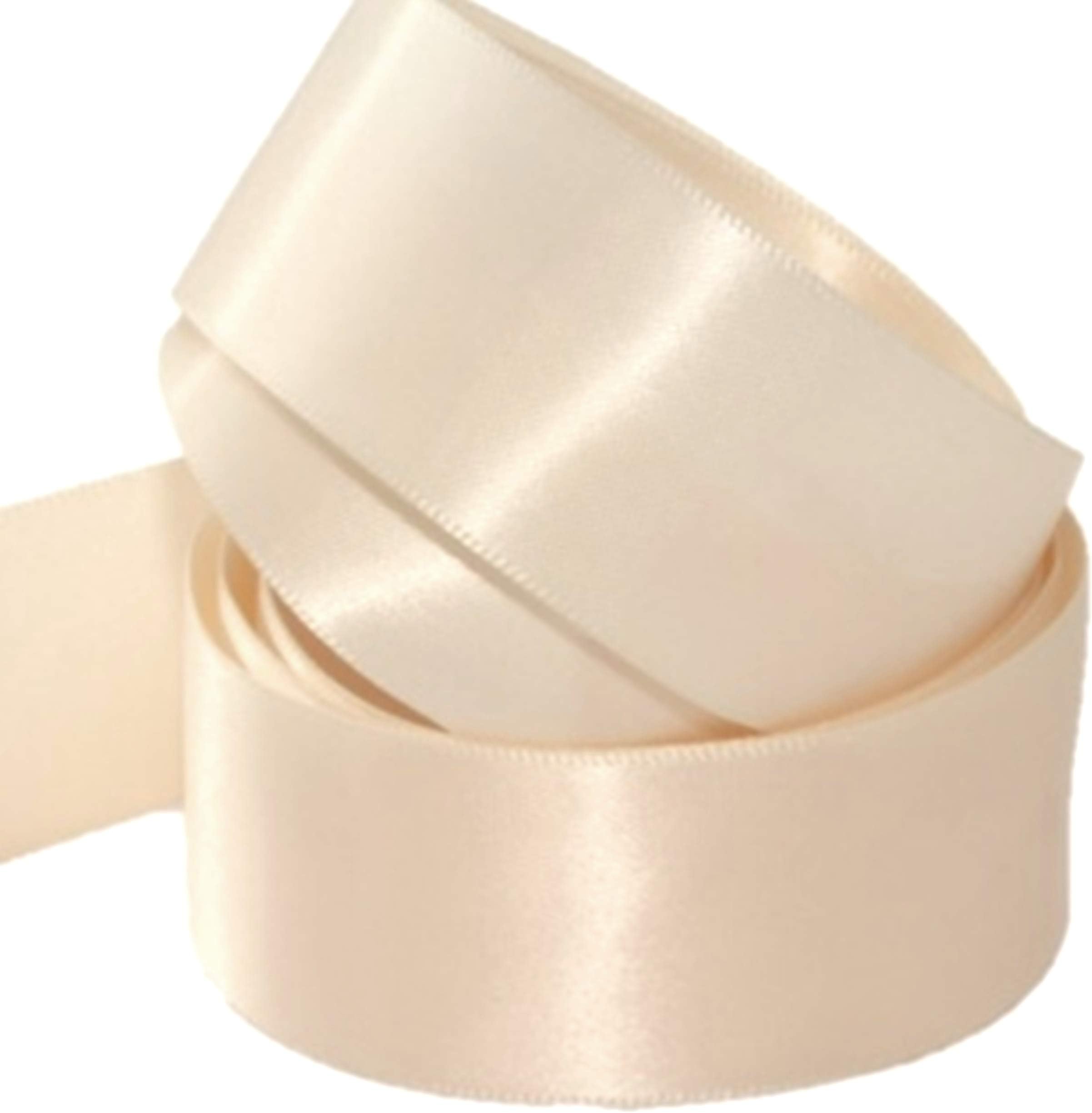 Cream Satin Ribbon - 50mm Wide - 5 Meter for Gifts Wrap Sew Party ...