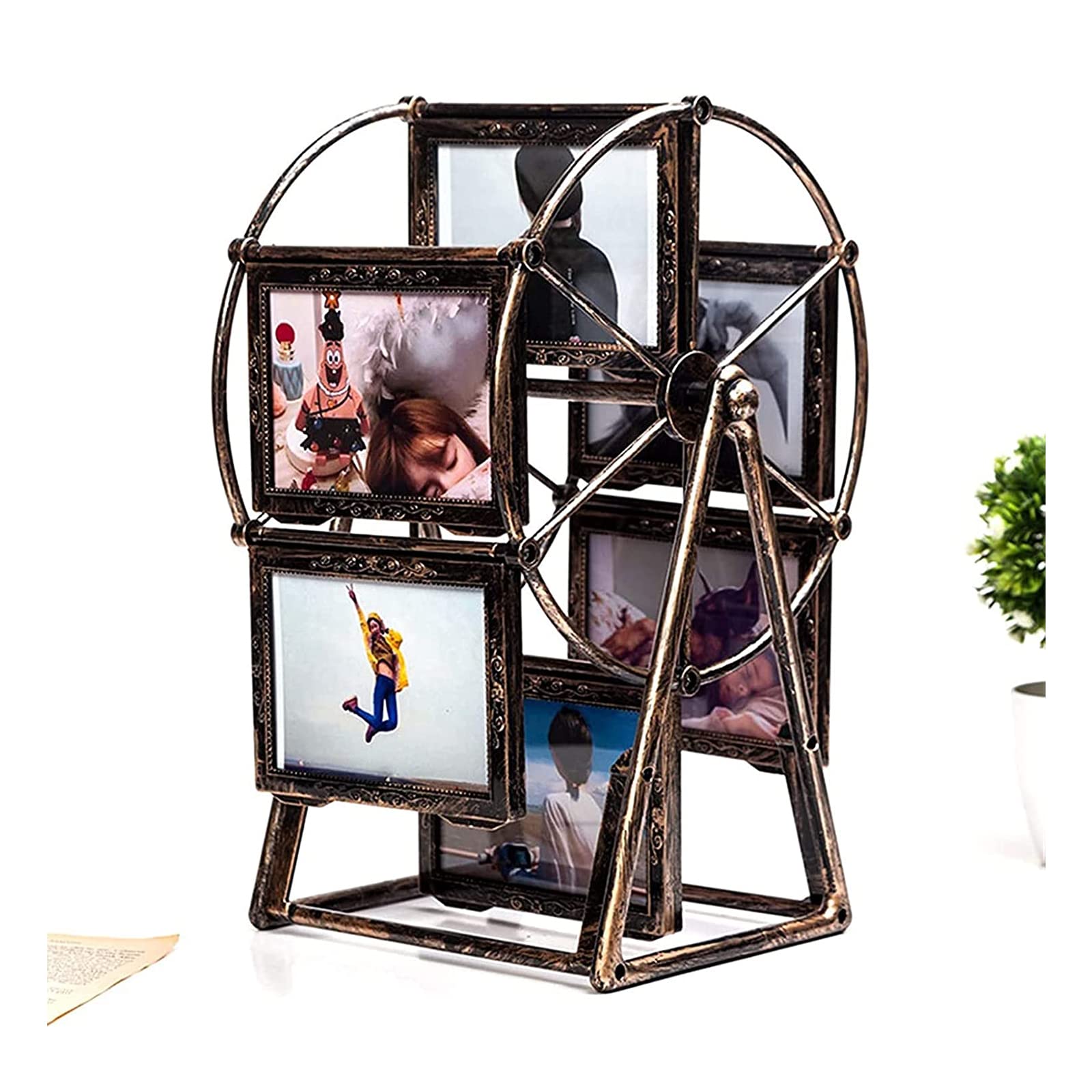 Amazon.com - JOINDATAT Rotatable Windmill Ferris Wheel Picture Frames ...
