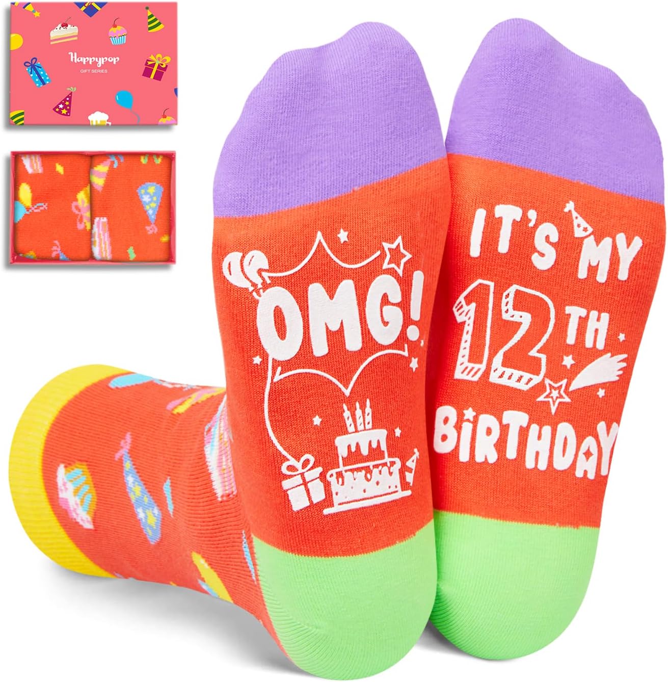 Amazon HAPPYPOP Funny Crazy Socks For Kids Birthday Gifts For 12 amazon-happypop-funny-crazy-socks-for-kids-birthday-gifts-for-12