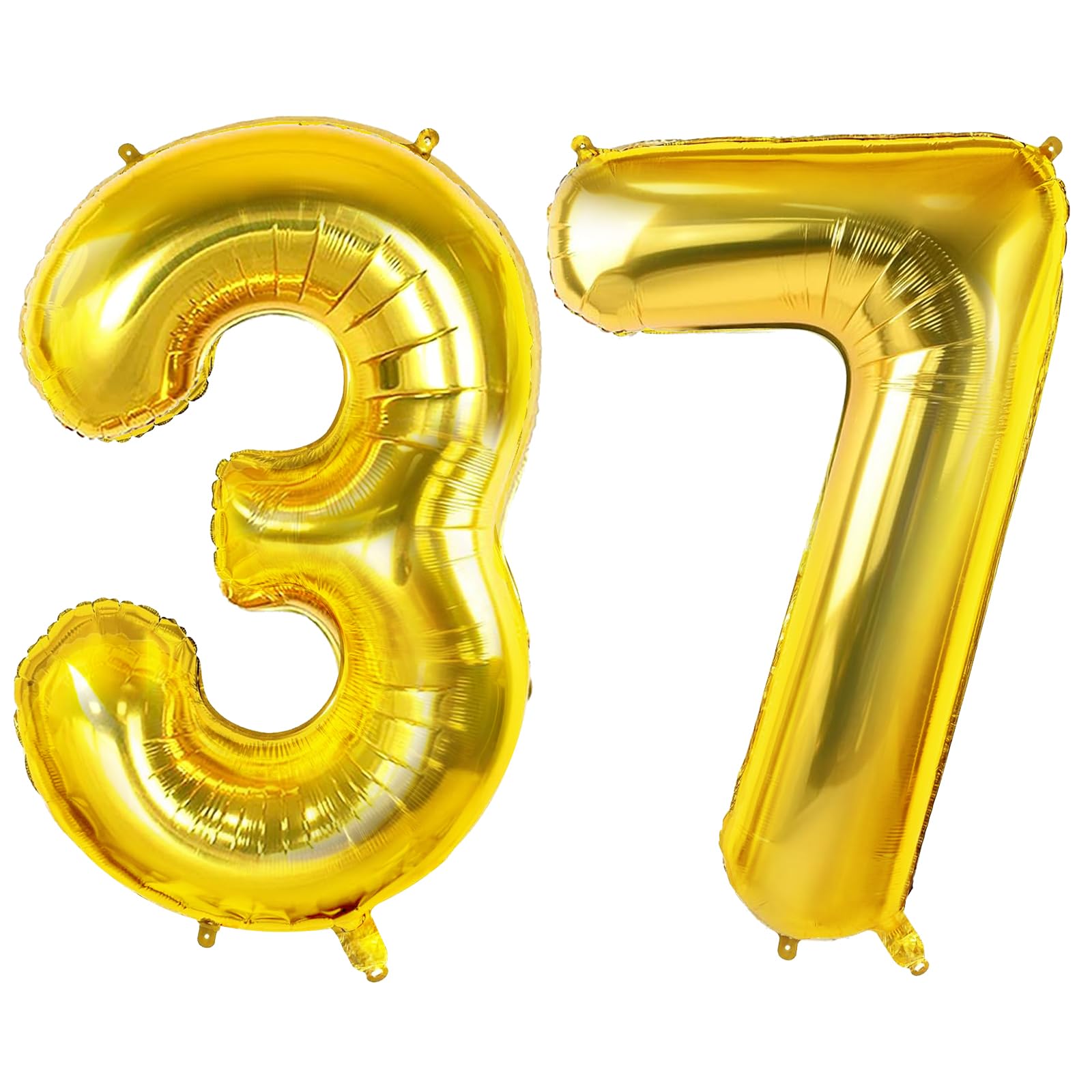 Amazon.com: Number 37 Balloons for 37th Birthday Party Decorations, 0 ...