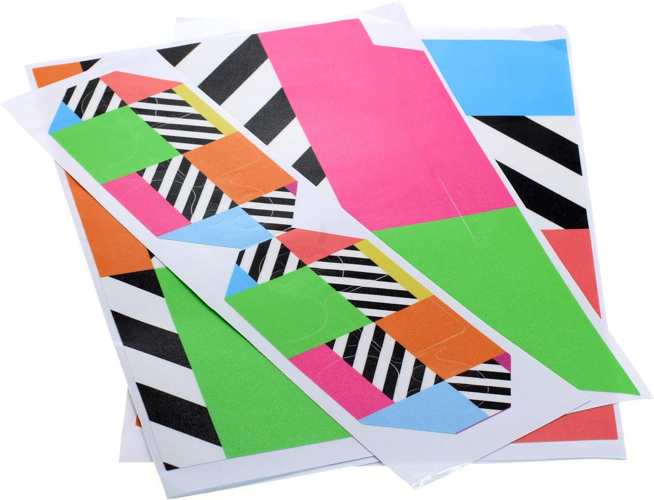 OTB sticker set compatible with PlayStation 4 / PS4 - Squares and Stripes colorful : Amazon.nl ...