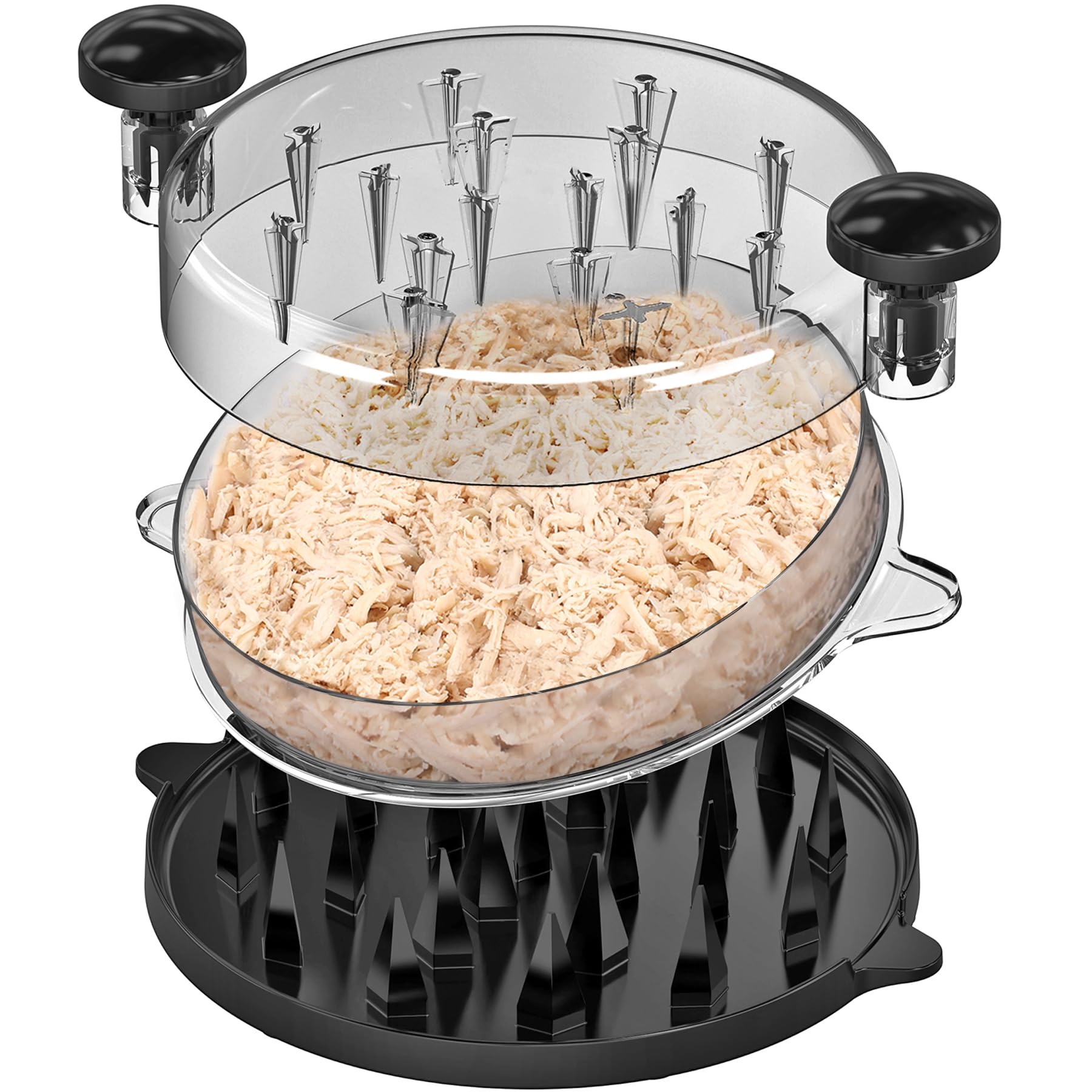 Amazon.com: Upgraded Chicken Shredder Tool Twist, Professional Visible ...