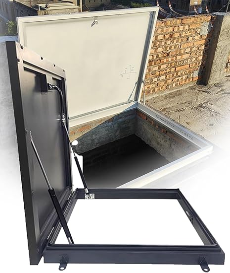 Flat Roof Access Hatch Door, Galvanized Powder Coated Steel Roof Hatch ...