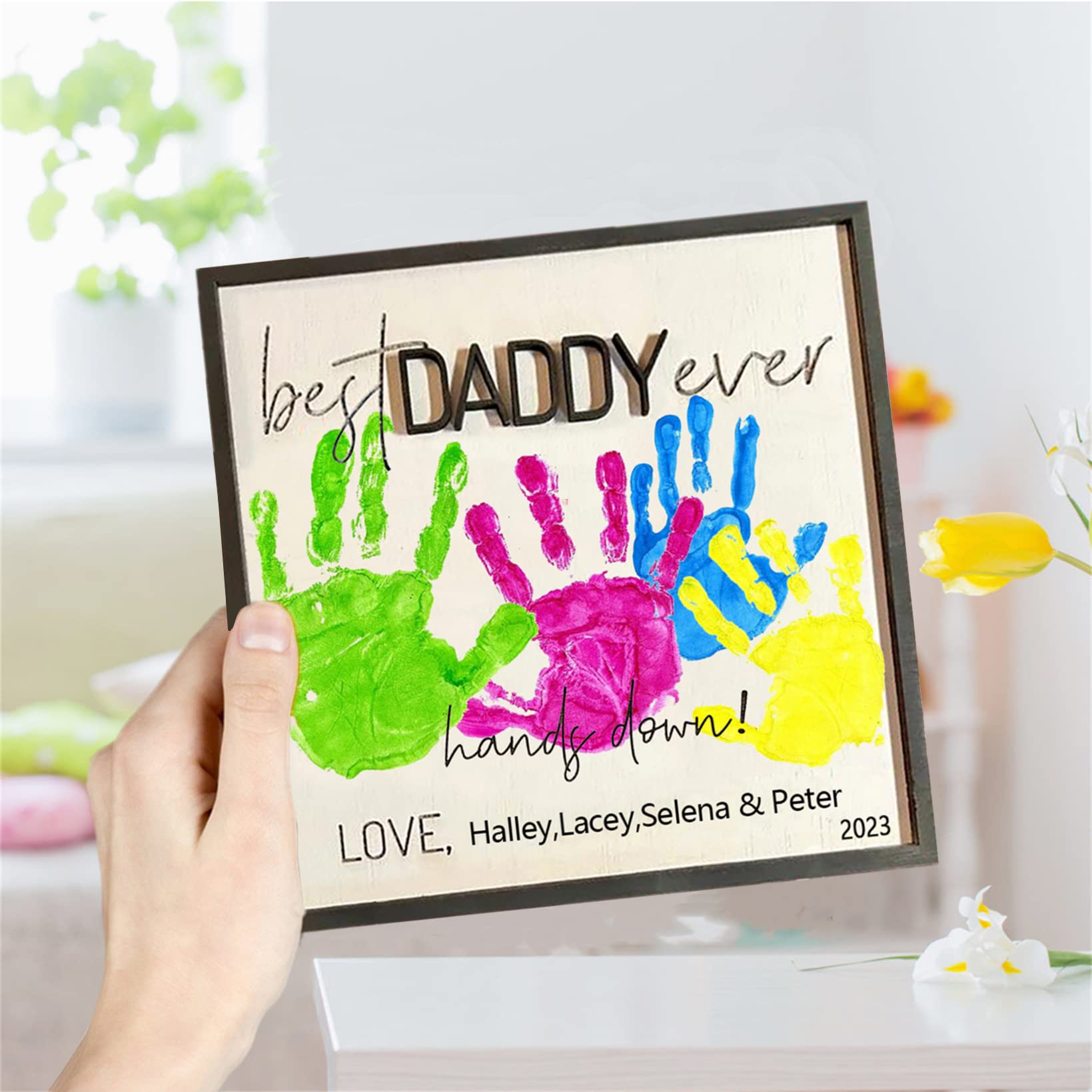 Handprint Art For Fathers Day