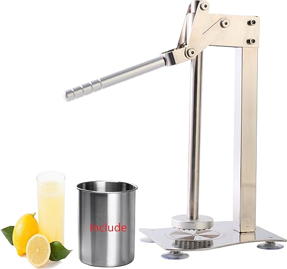 Amazon.com: Yooleantu Stainless Steel heavy duty Lemon press Squeezer ...