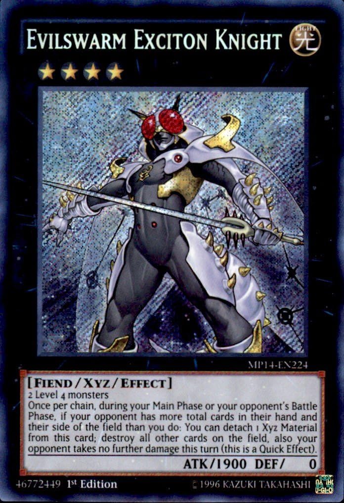 Amazon.co.jp: Yu-Gi-Oh! - Evilswarm Exciton Knight (MP14-EN224) - Mega ...