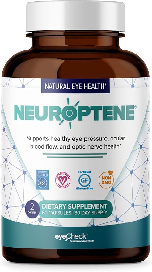 Amazon.com: Eyecheck Eye Pressure Supplement with Bilberry Saffron ...