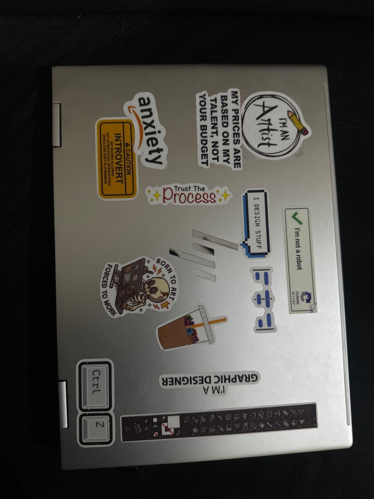 D2C Graphic Designer Sticker Set - Creative Art & Design Stickers, Pack ...