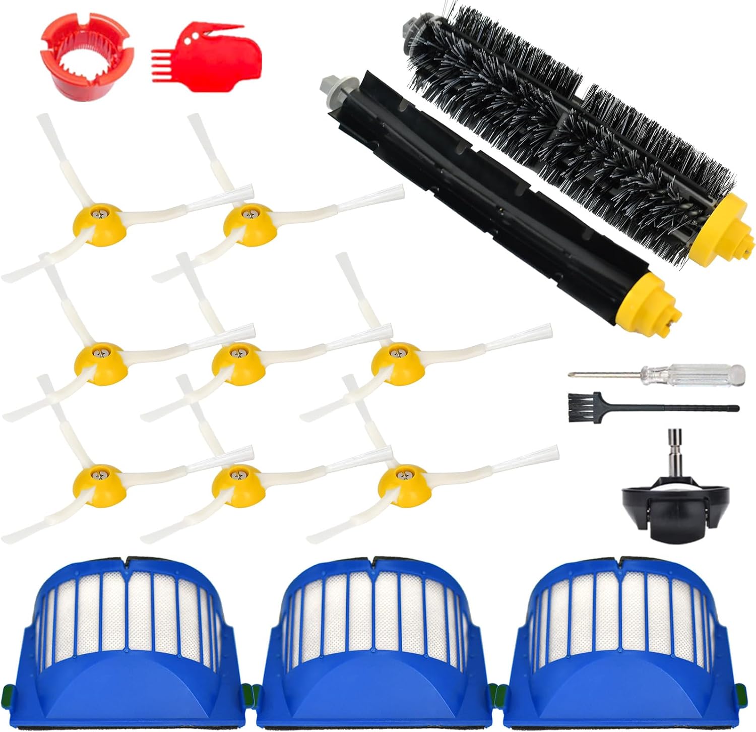 Amazon.com - Replacement Parts and Accessories Kit Compatible for iRobot Roomba 692 694 676 675 ...