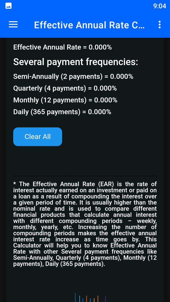 Effective Annual Rate Calculator - App on Amazon Appstore
