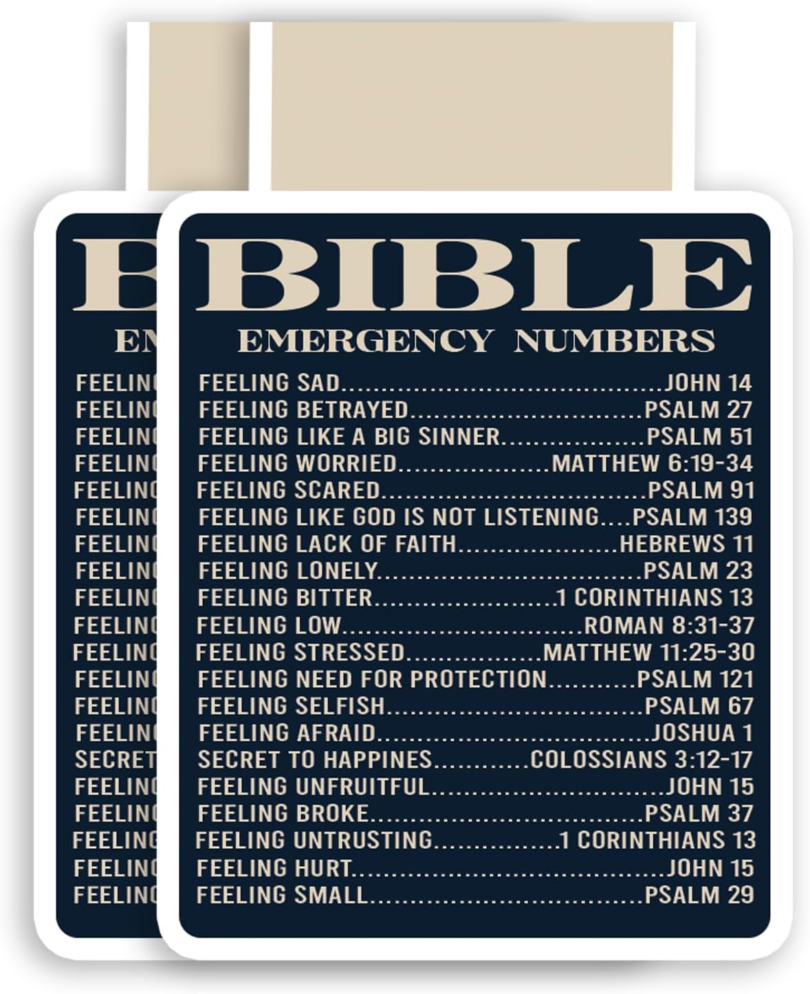 Amazon.com: 20 Pcs Bible Emergency Numbers Bookmark Ruler Vintage ...