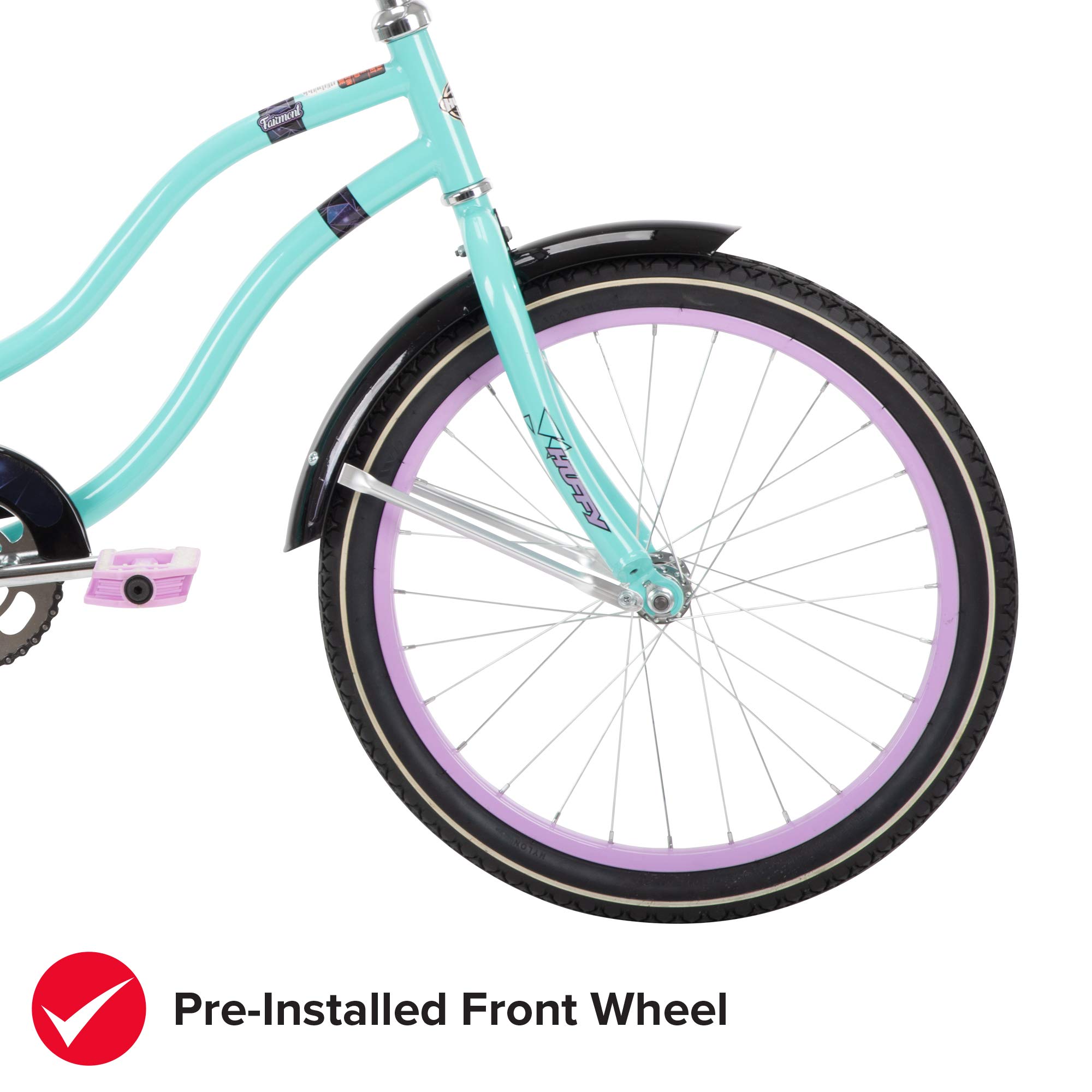 Snapklik.com : Fairmont 20 Girls Cruiser Teal Quick Connect