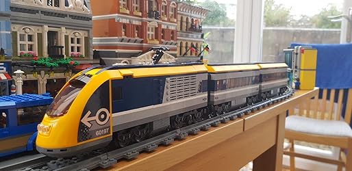 LEGO 60197 City Passenger Train RC Set, Toy for Kids with Battery ...