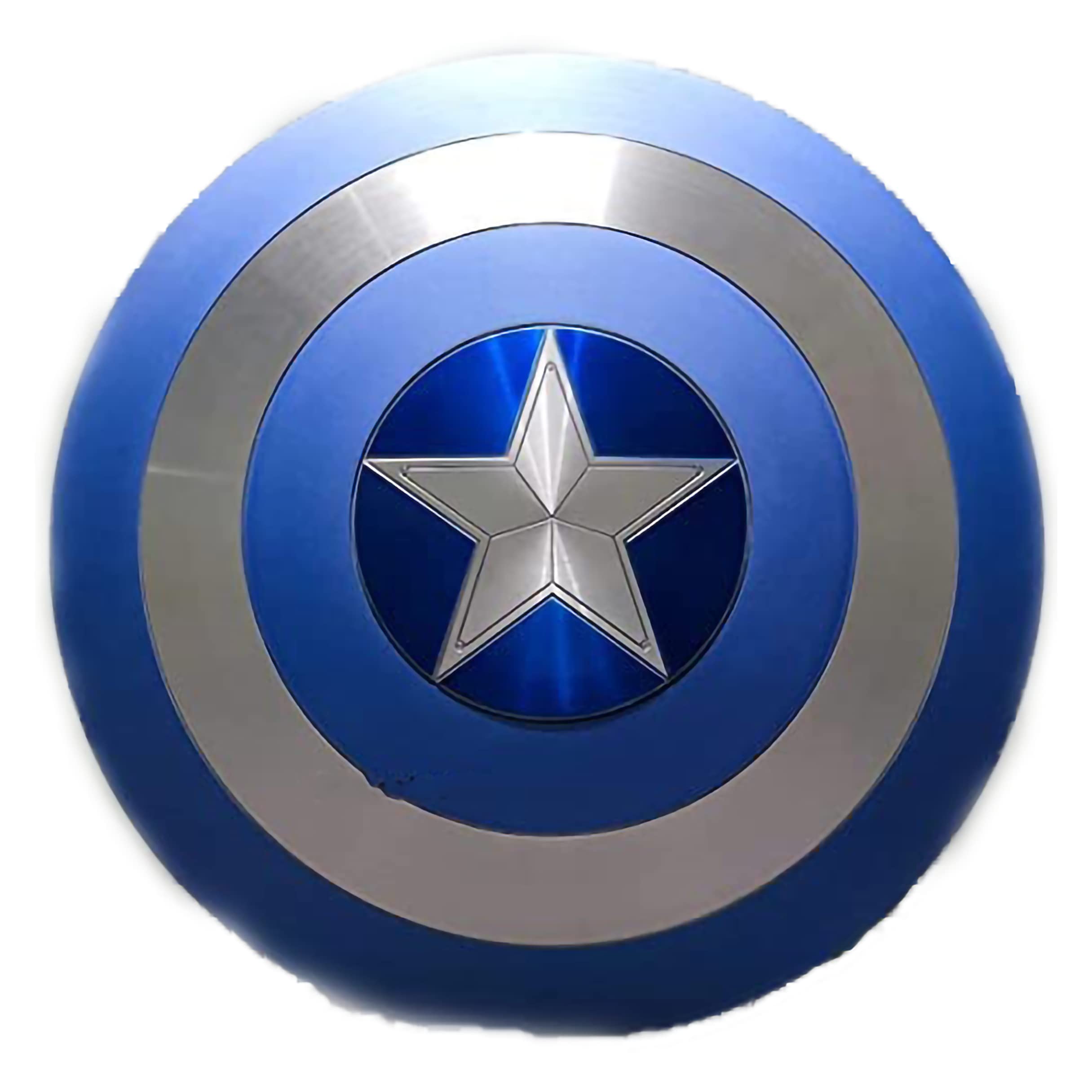 Blue Captain Shield Metal Prop Replica Super Hero Shield Solid ...