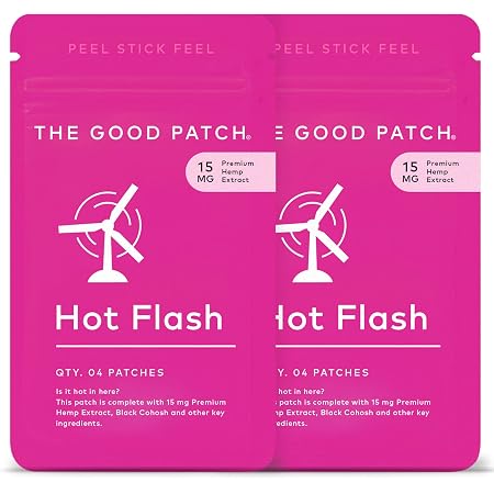 Amazon.com: The Good Patch Plant Powered Menopause Support - Sustained ...