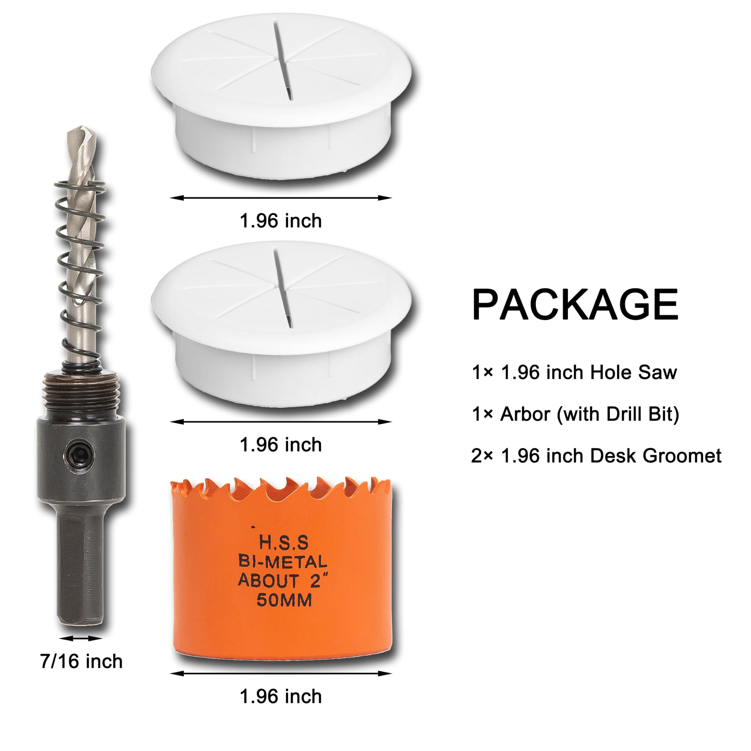 Snapklik.com : VIKITON About 2 Inch Hole Saw