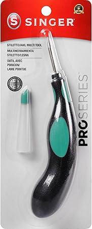 Amazon.com: SINGER 57344 ProSeries Sewing Multi-Tool Stilletto Awl, Teal