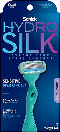 HYDRO SILK Schick Hydro Silk Sensitive Skin Razor for Women, Includes 2 ...