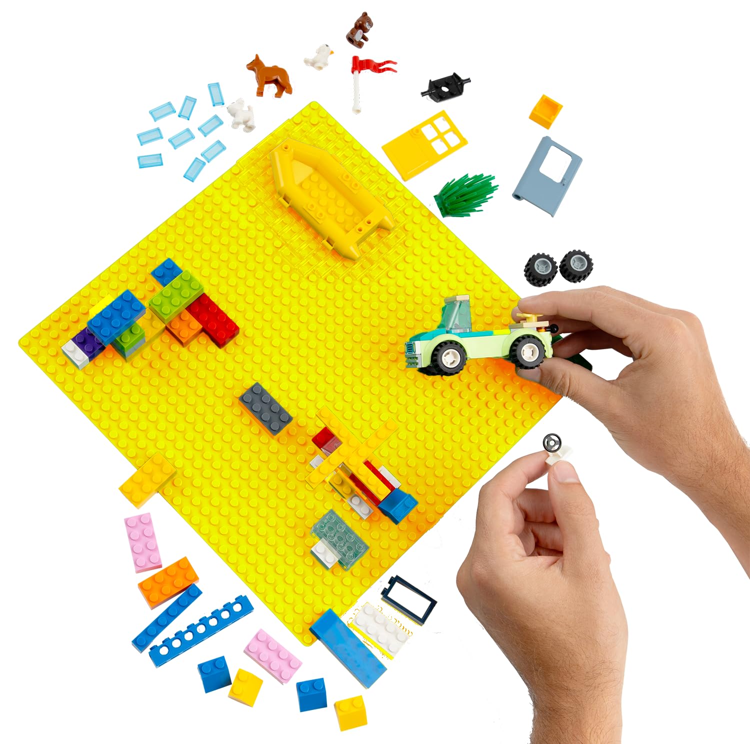 Snapklik.com : Minizfigs Classic Baseplate Building Base Plates For ...