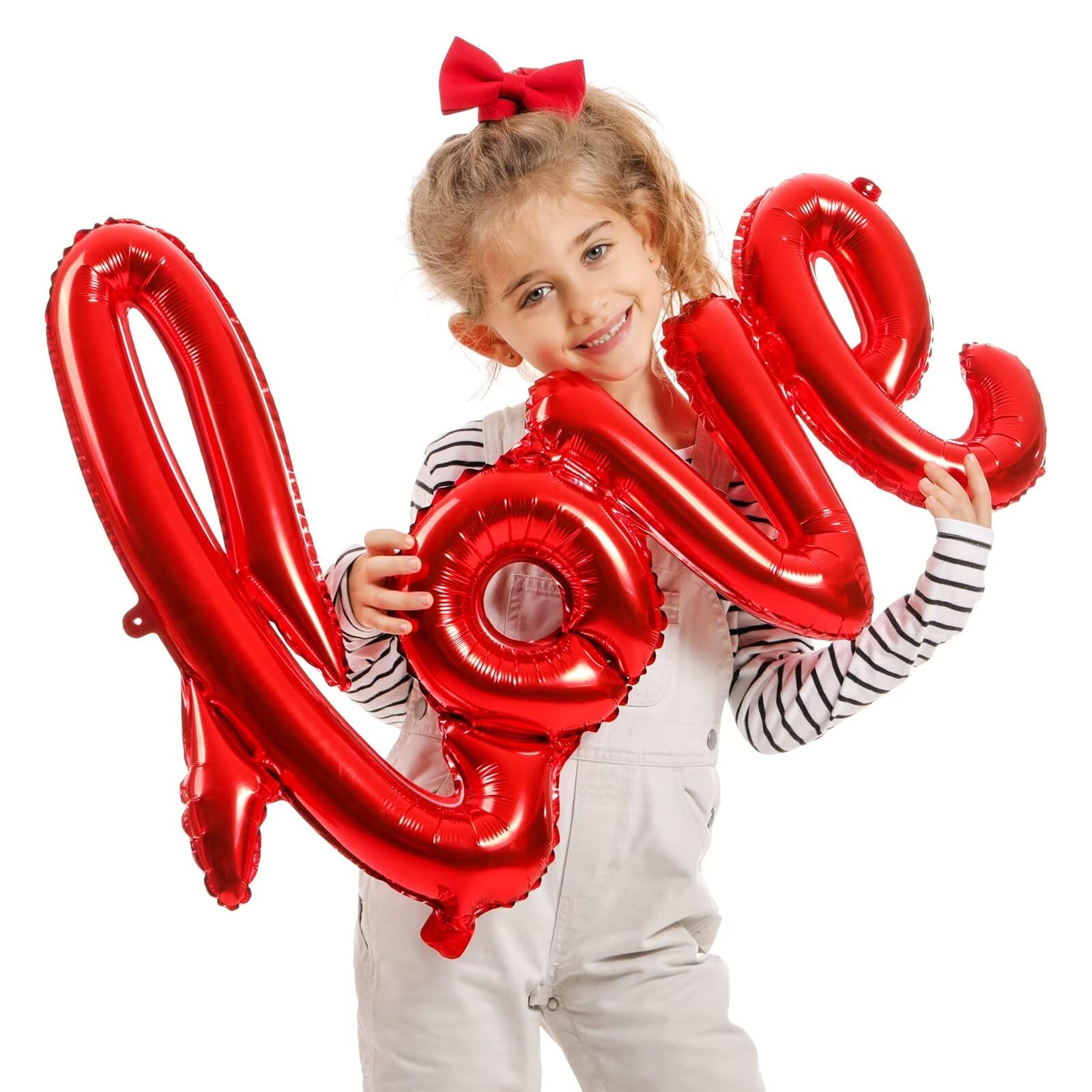 Amazon.com: 42 Inch Red LOVE Foil Balloons for Valentines Day Decor ...